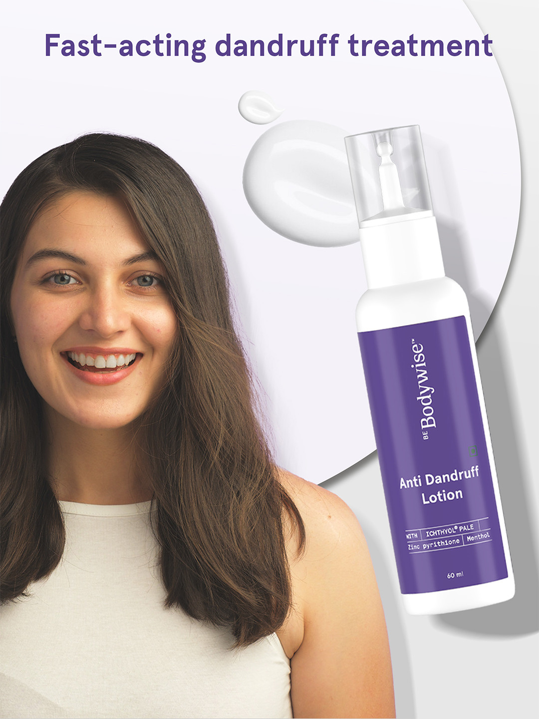 Buy Be Bodywise Intense Action Anti Dandruff Treatment Lotion 60ml ...