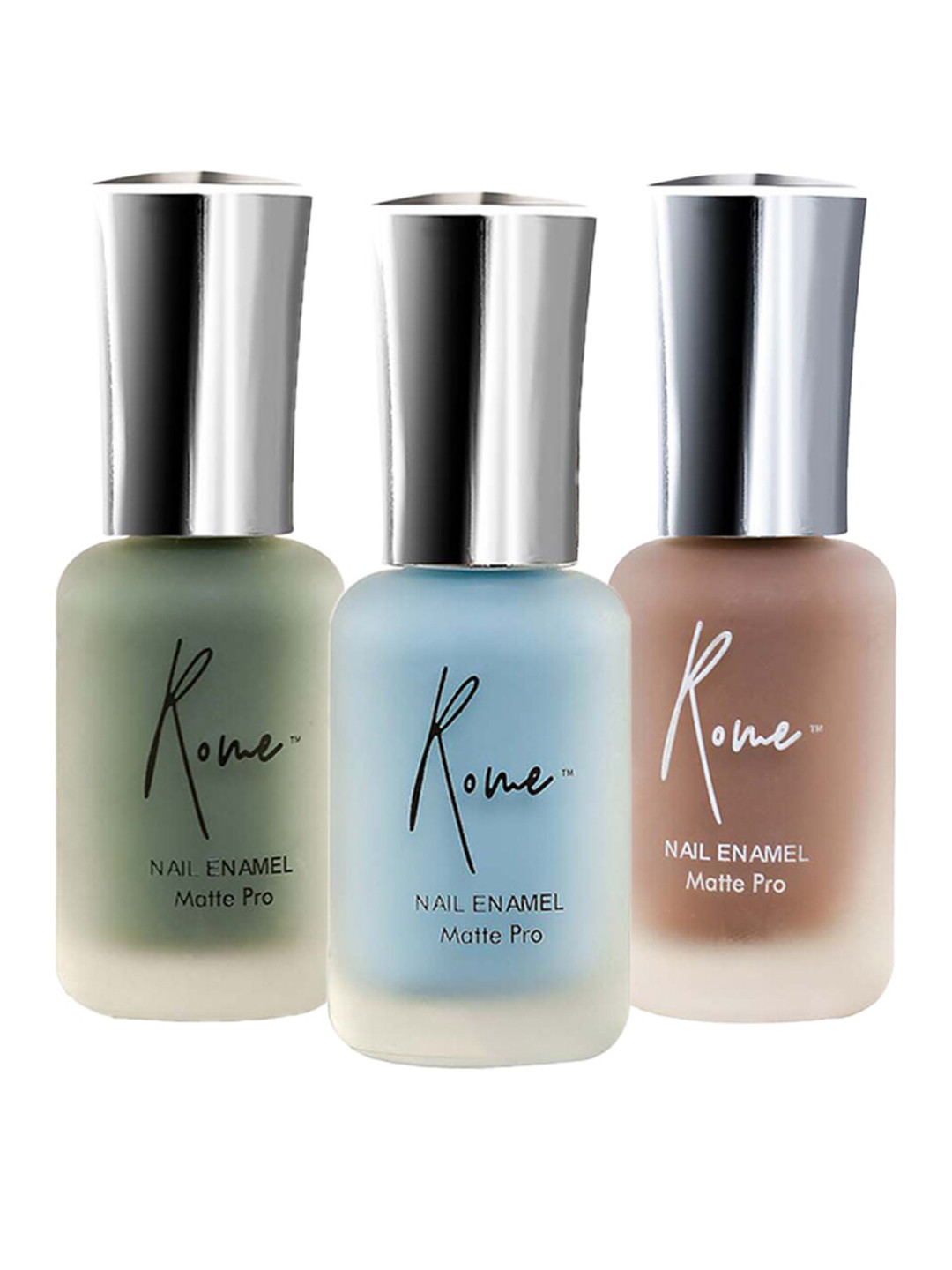 Buy Rome Women Set Of 3 Matte Pro Nail Enamel - Nail Polish for Women ...