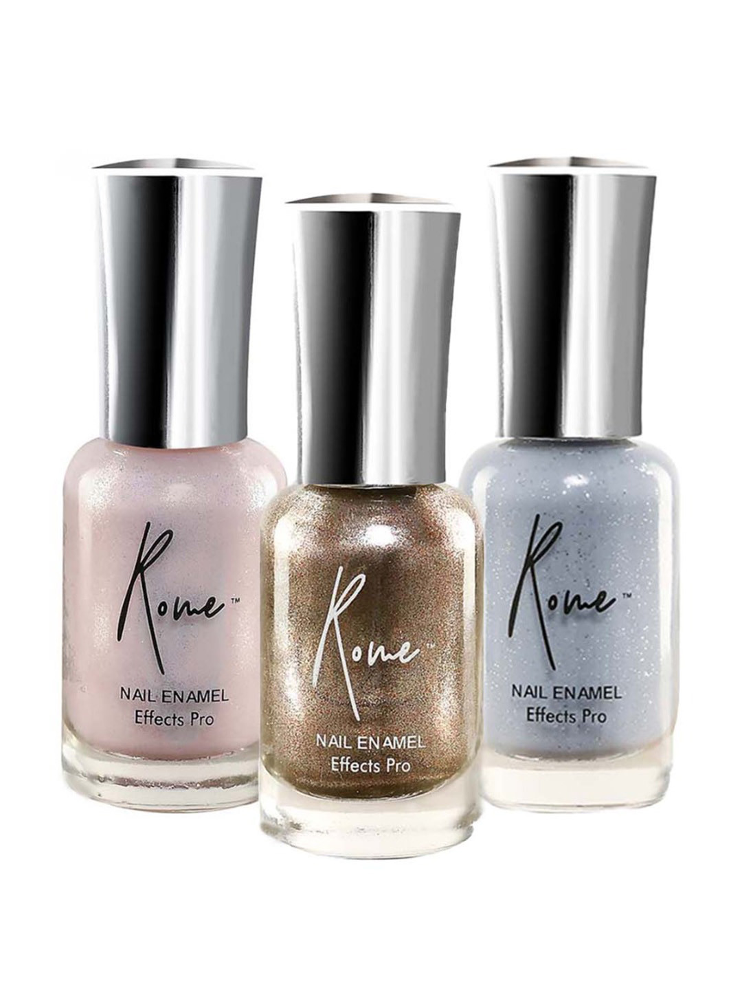 Buy Rome Women Set Of 3 Effects Pro Nail Enamel - Nail Polish for Women ...