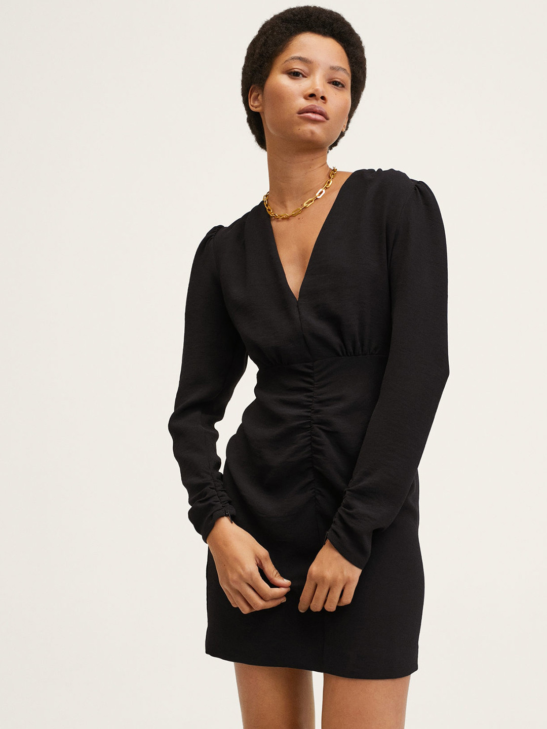 Buy MANGO Women Black Sheath Dress - Dresses for Women 16708890 | Myntra