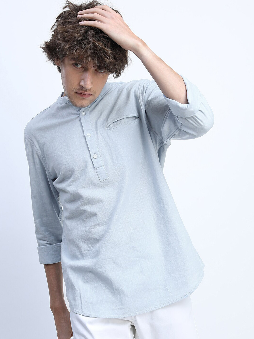 Buy KETCH Men Blue Slim Fit Casual Shirt - Shirts for Men 16711226 | Myntra