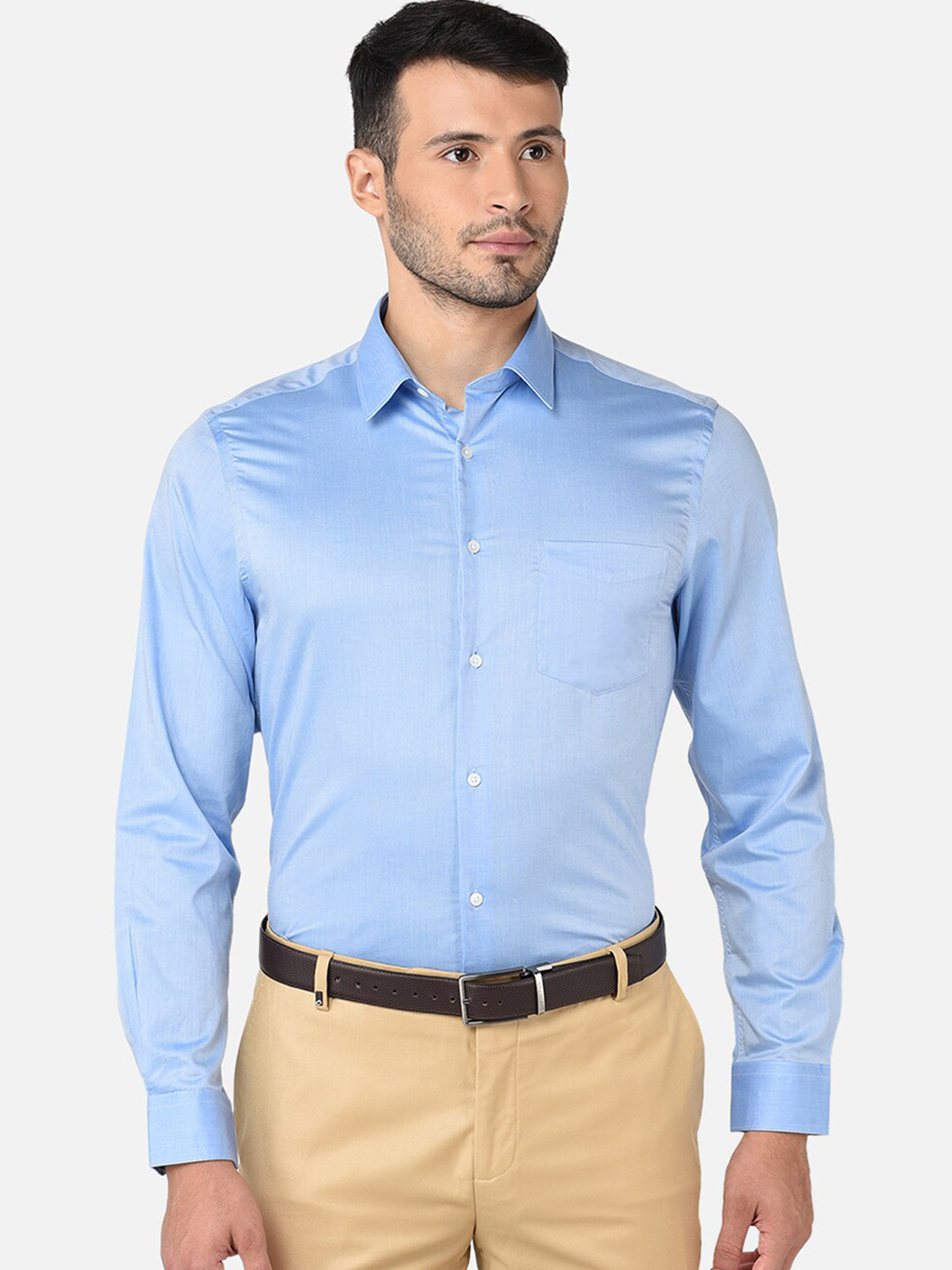 Buy J Hampstead Men Blue Classic Formal Shirt - Shirts for Men 16720310 ...
