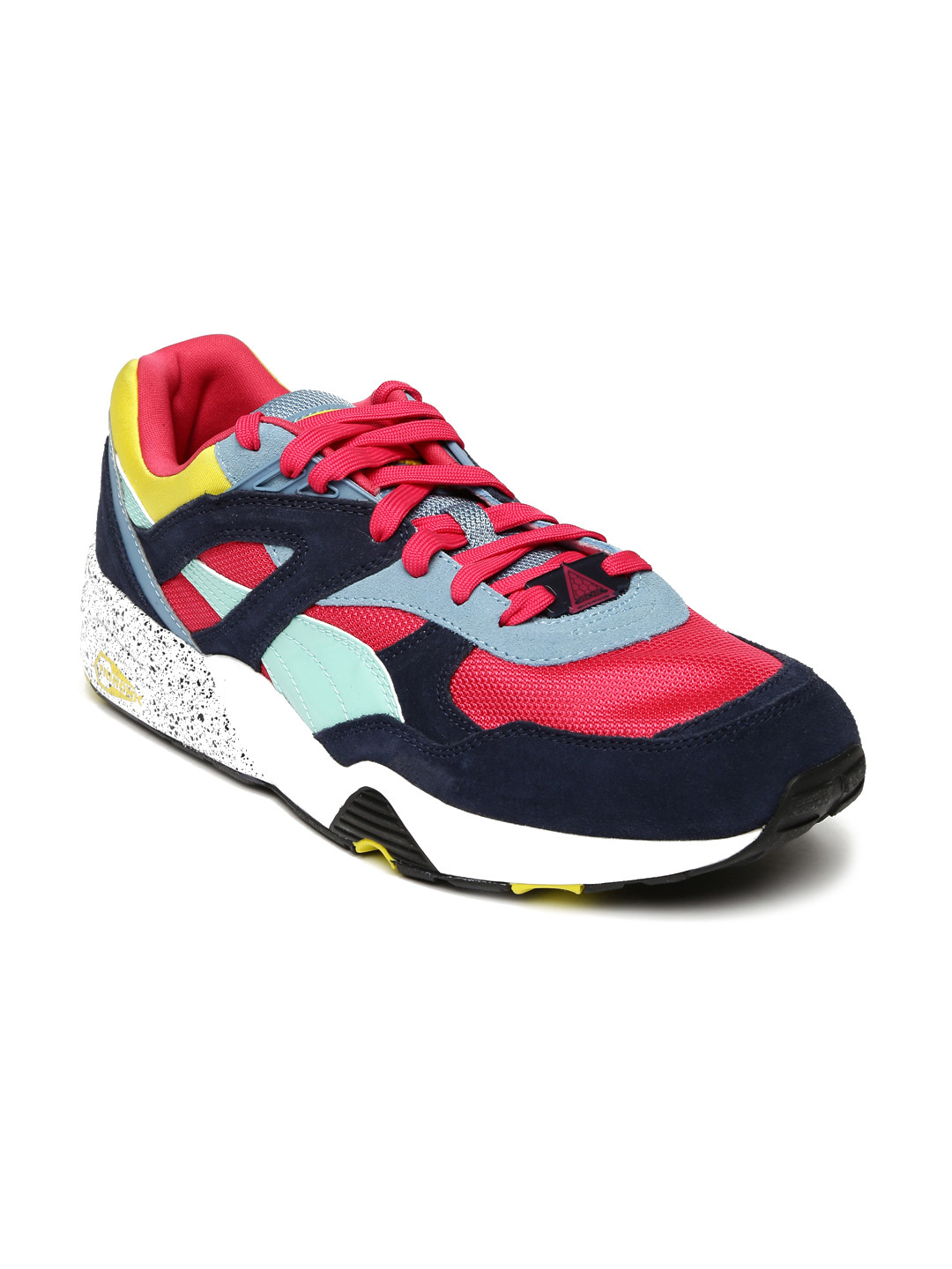 Buy Puma Men Multicoloured Solid R698 Block Sneakers - Casual Shoes for ...