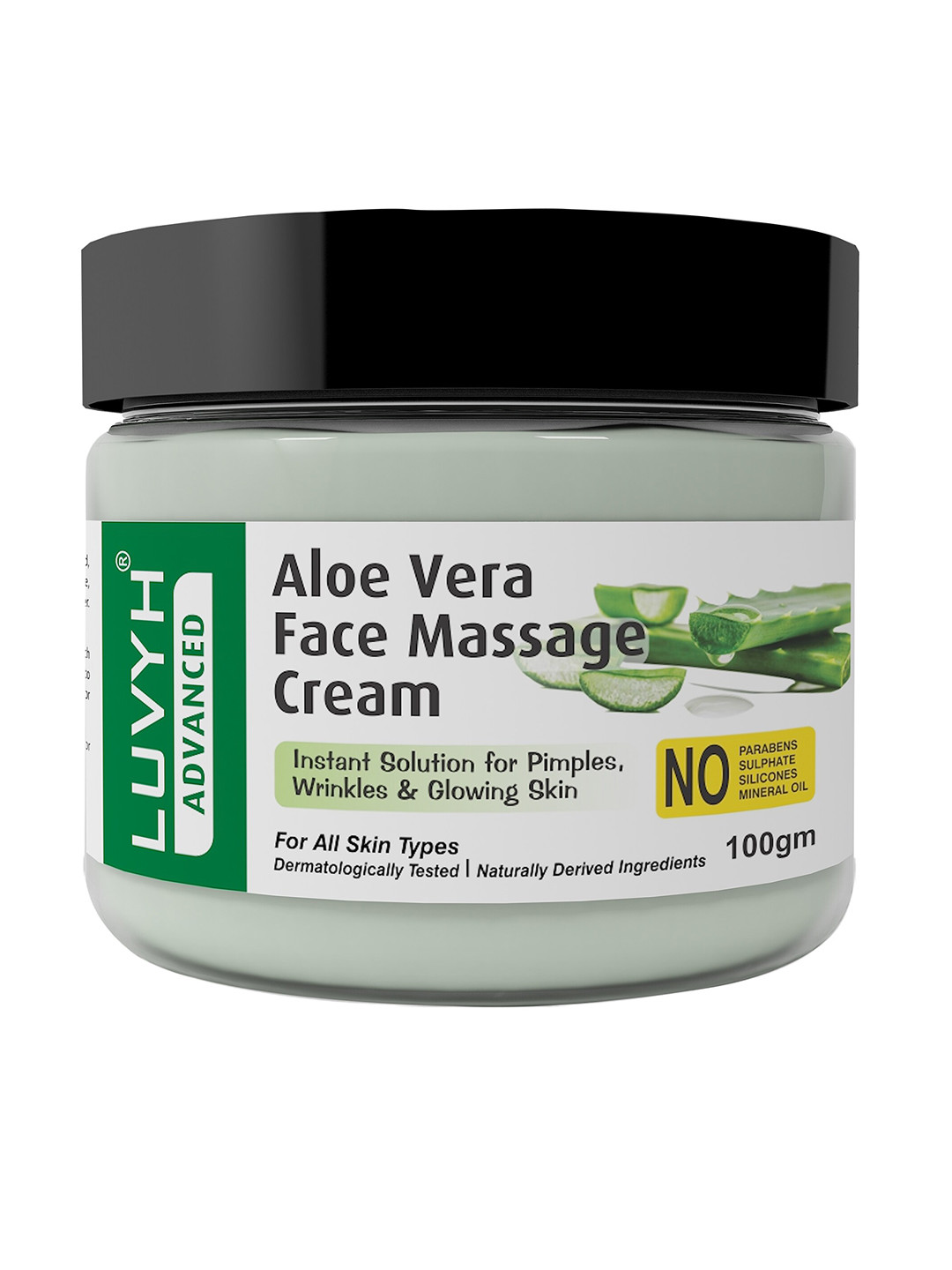 Buy LUVYH Aloe Vera Face Massage Cream 100 Gm - Skin Care Combo for Unisex 16739840 | Myntra