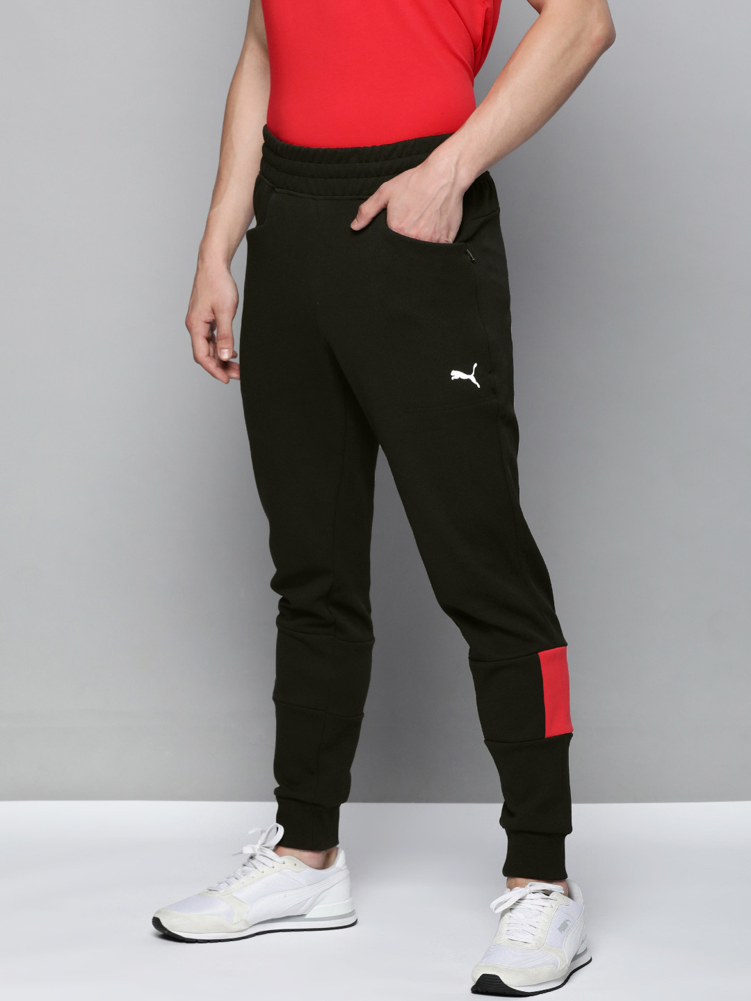 Buy PUMA Motorsport Puma Men Black Scuderia Ferrari Race Pure Cotton ...