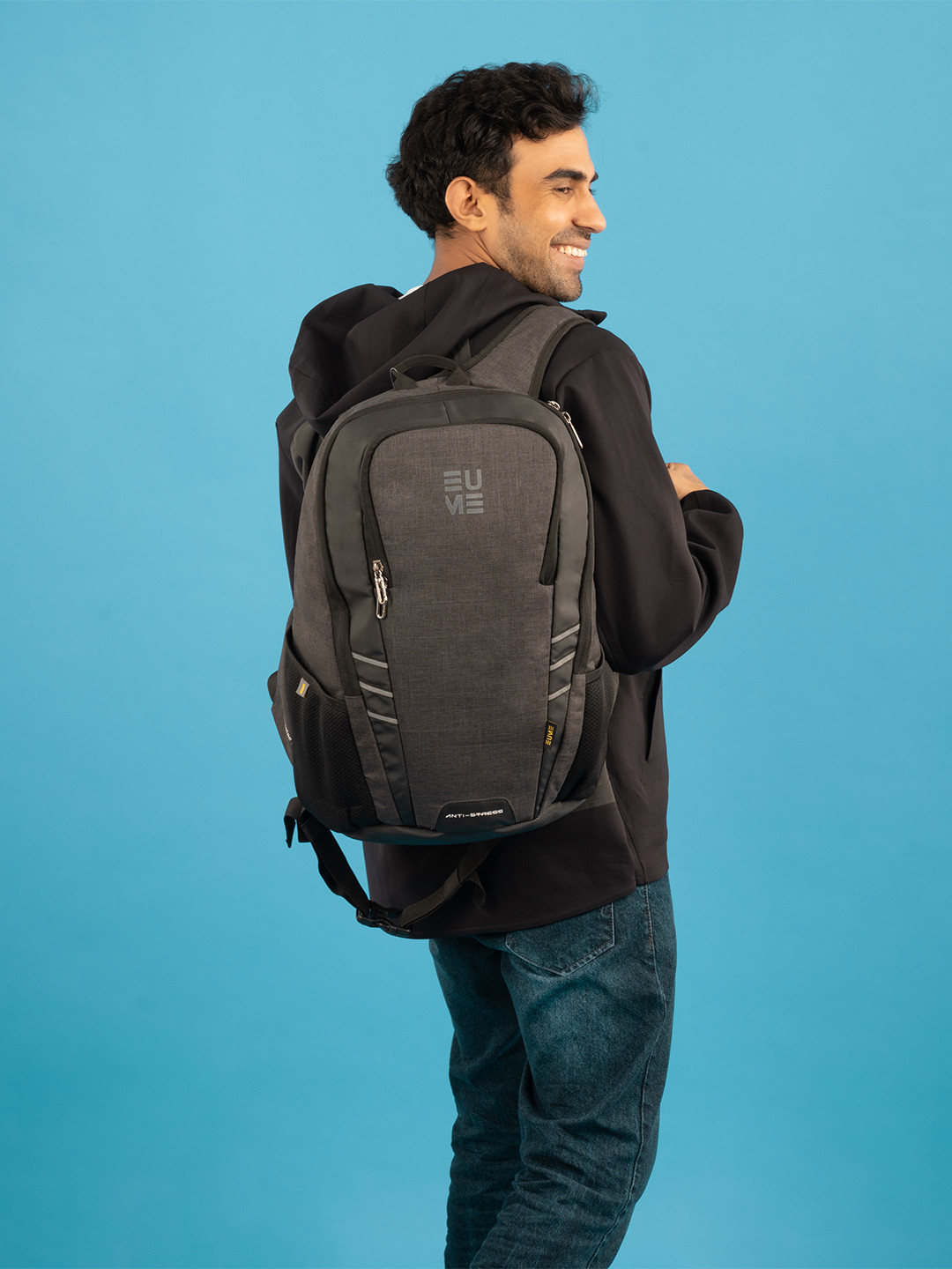 Buy EUME Unisex Grey Solid Backpack - Backpacks for Unisex 16744080 ...