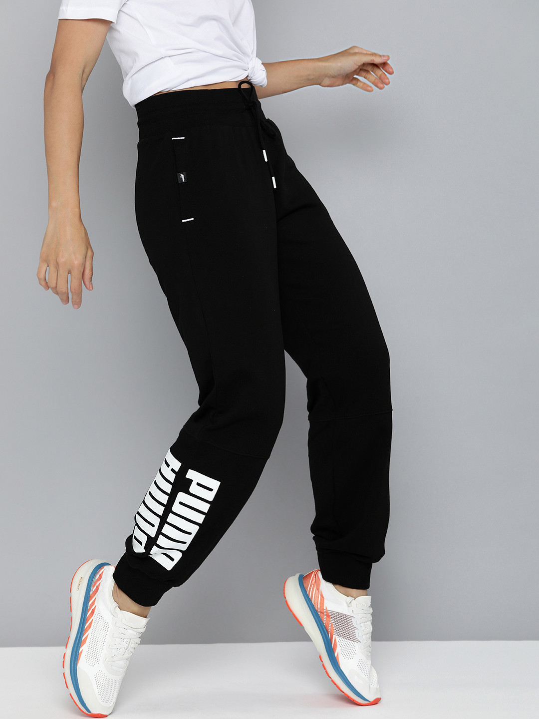 Buy Puma Power Women Printed Relaxed Fit Joggers - Track Pants for ...