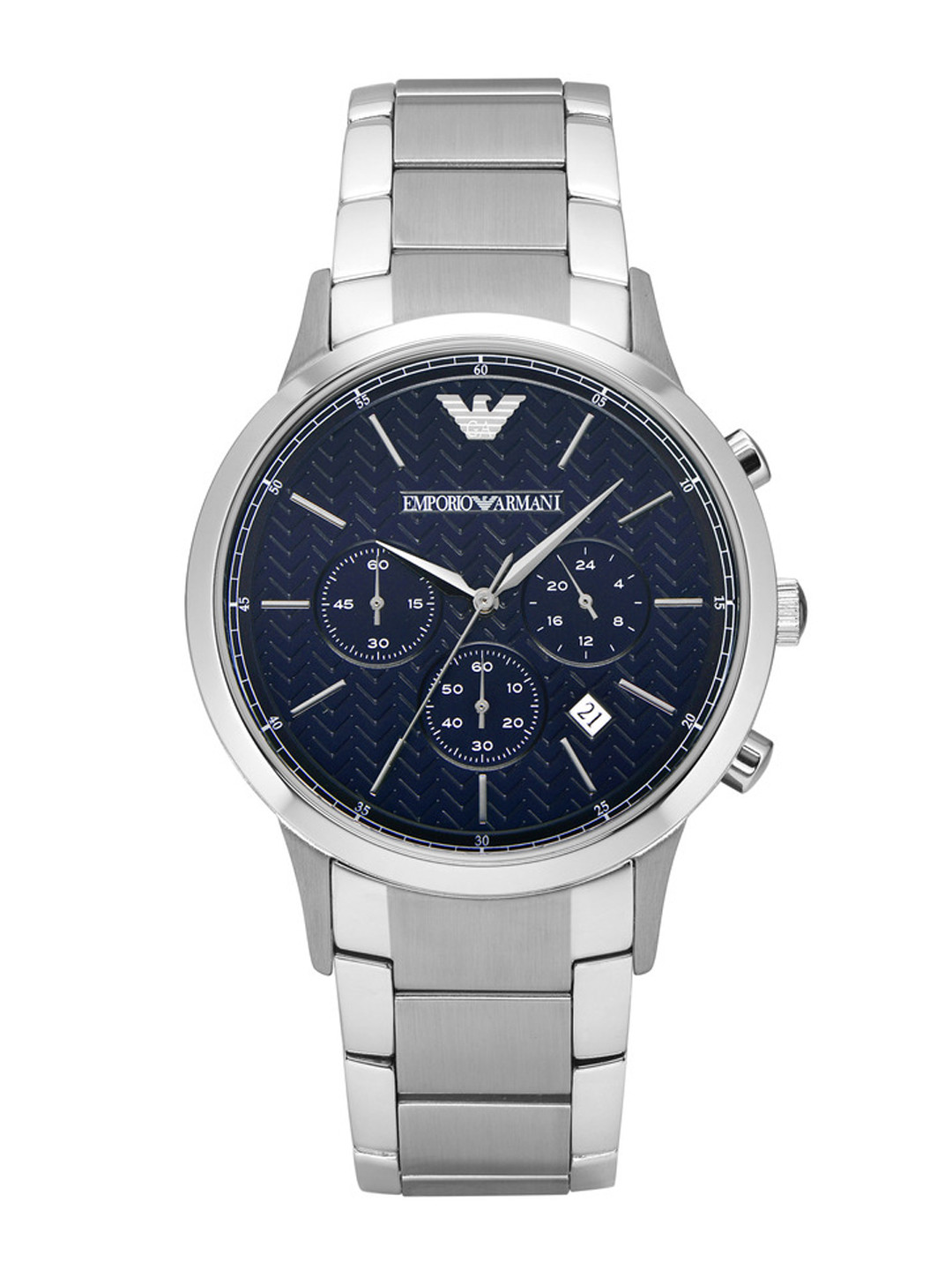Buy Emporio Armani Men Navy Chronograph Watch AR2486 - Watches for Men ...