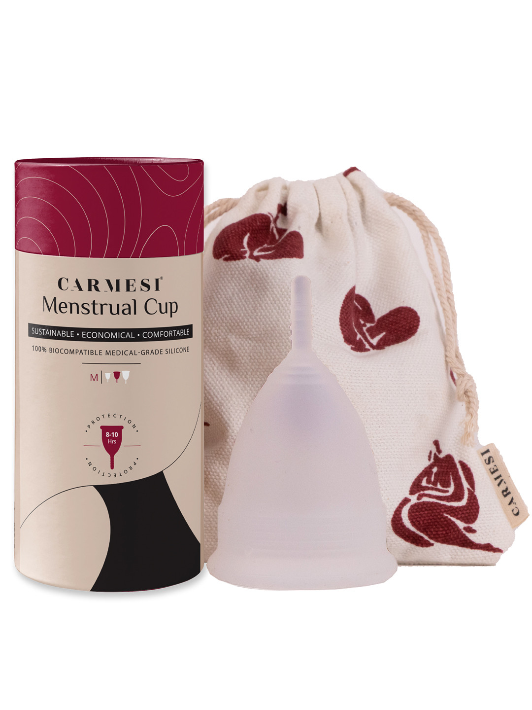 Buy CARMESI Reusable Menstrual Cup Medium - Tampons And Menstrual Cups ...