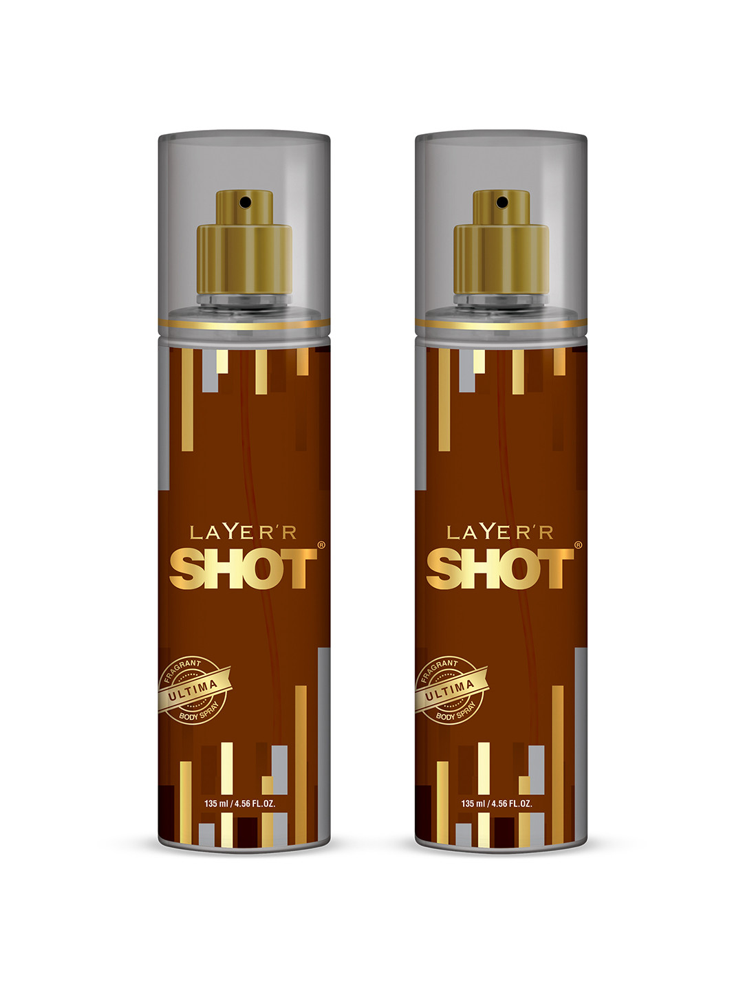 Buy Layerr Shot Men Set Of 2 Ultima Fragrant Body Sprays 135 Ml Each ...
