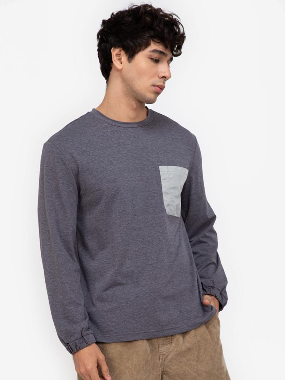 Buy ZALORA BASICS Men Blue Printed T Shirt - Tshirts for Men 16795092 ...