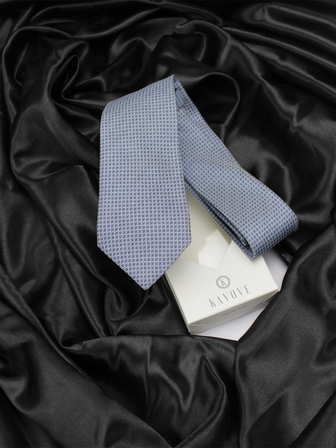 Buy KOVOVE Men Blue Checked Broad Tie - Ties for Men 16797700 | Myntra