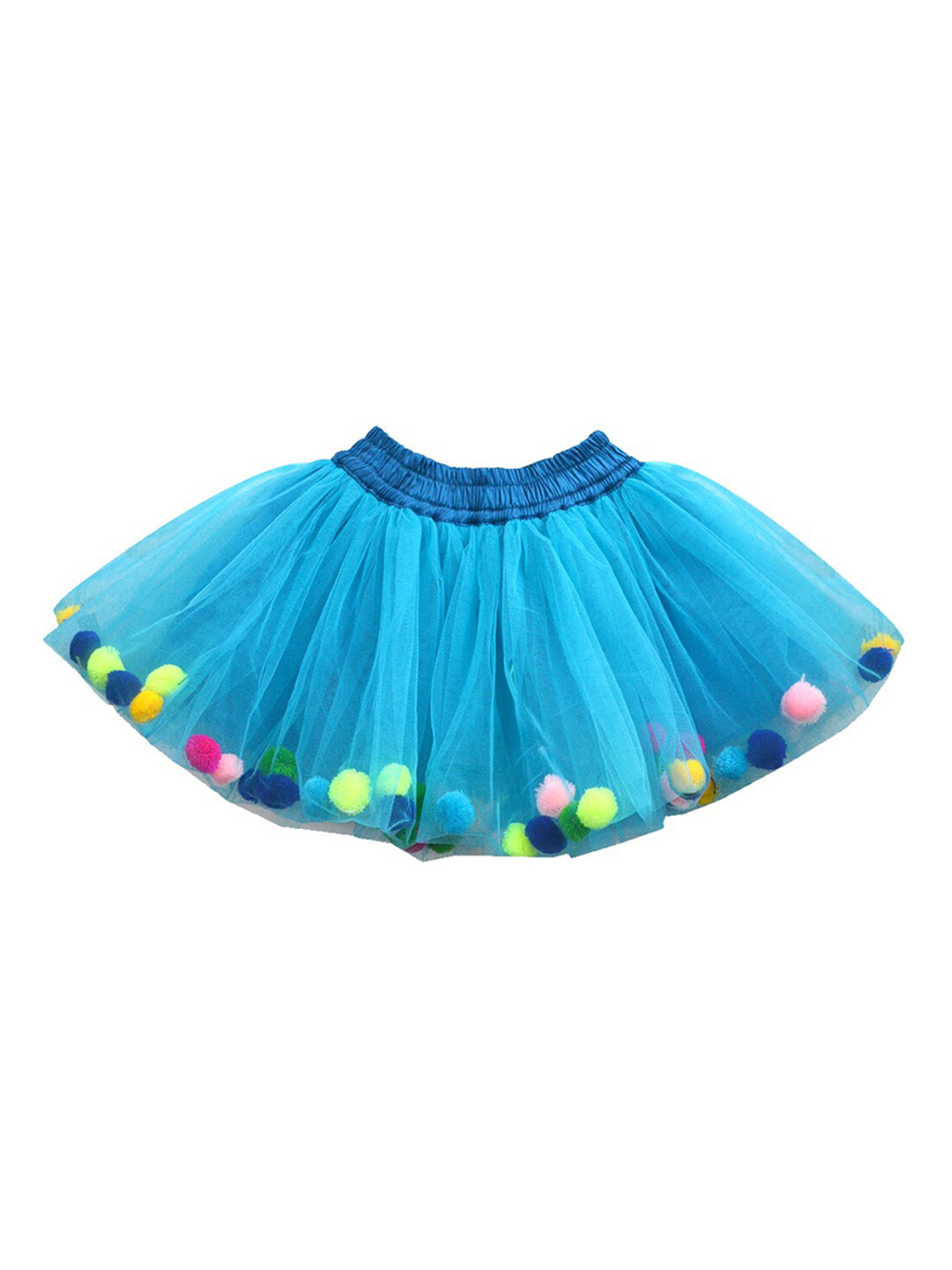 Buy A.T.U.N. Girls Turquoise Blue Flared Mini Tutu Skirt - Skirts for ...
