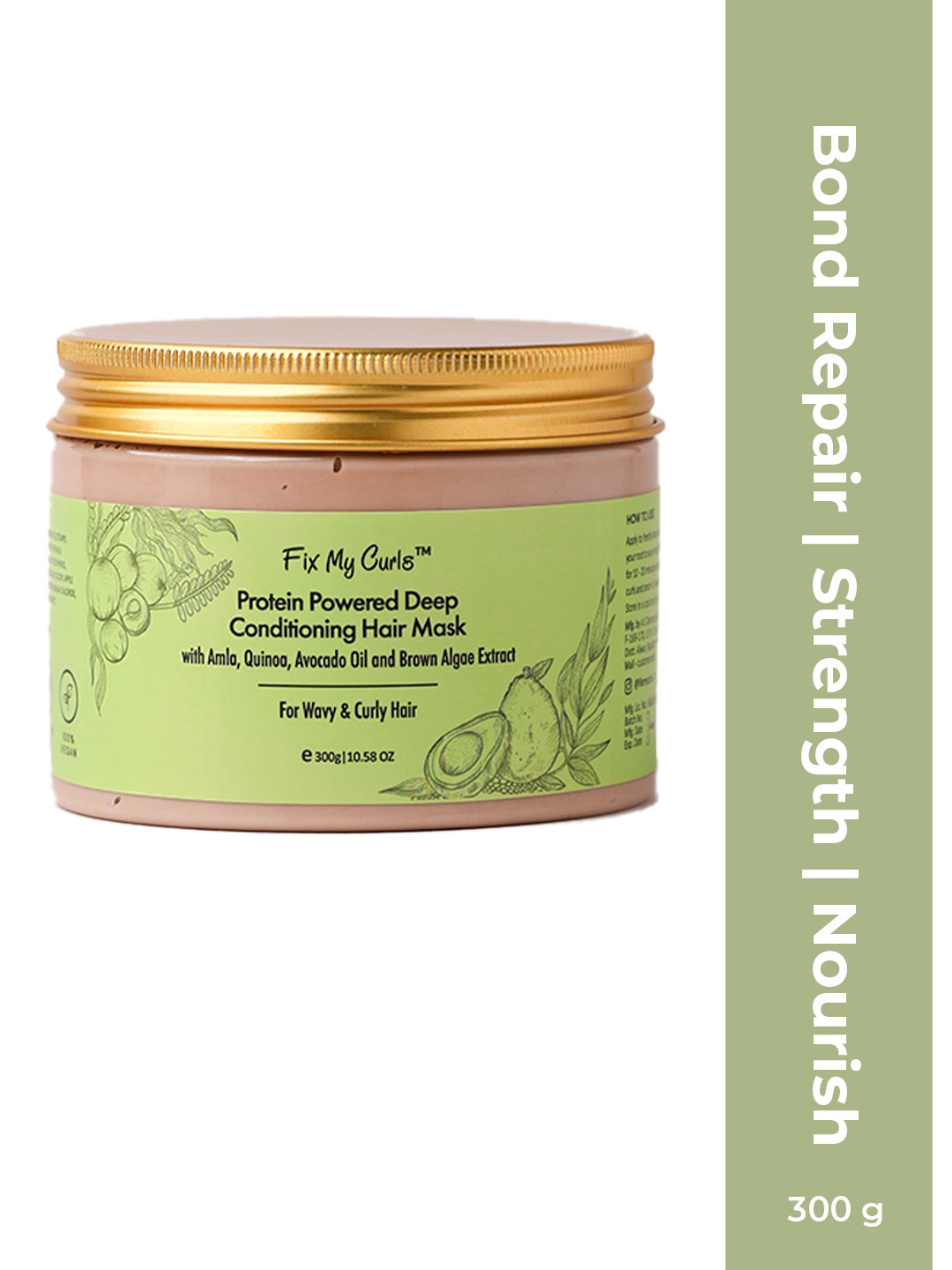 Buy Fix My Curls Protein Powered Deep Conditioning Mask 300ml - Hair ...