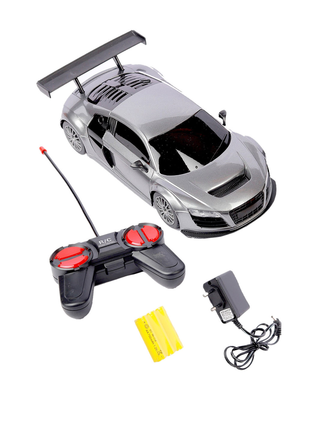 Buy Wembley Toys Kids Silver Coloured Remote Control LED Racing Car Toy ...