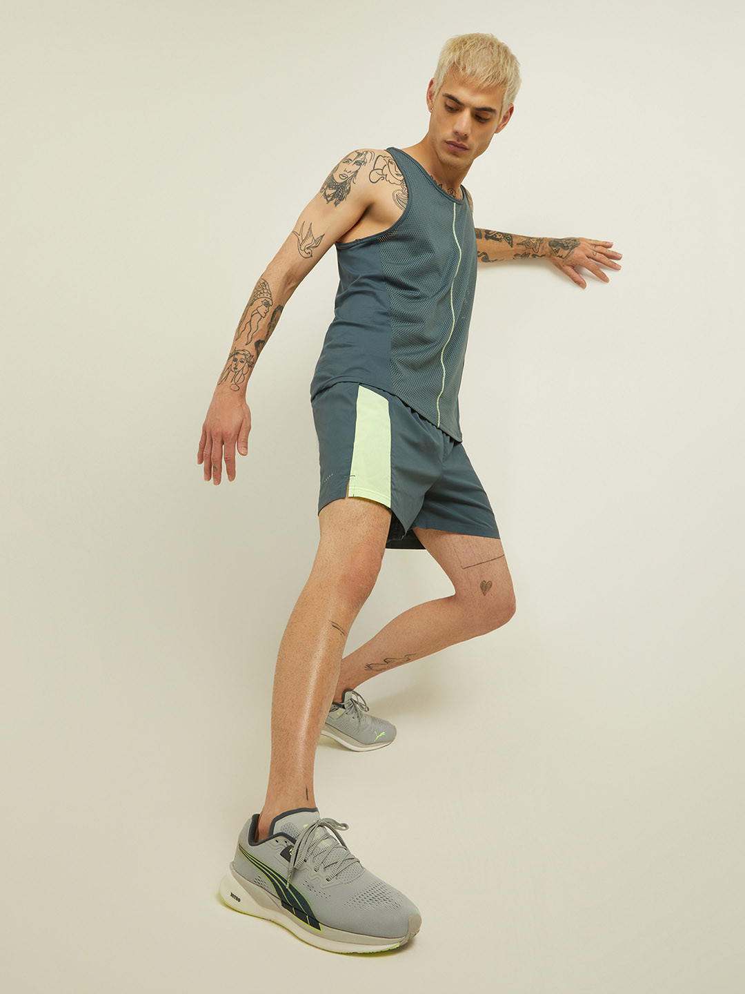 Buy Puma Men Grey Eternity Nitro Running Shoes - Sports Shoes for Men ...