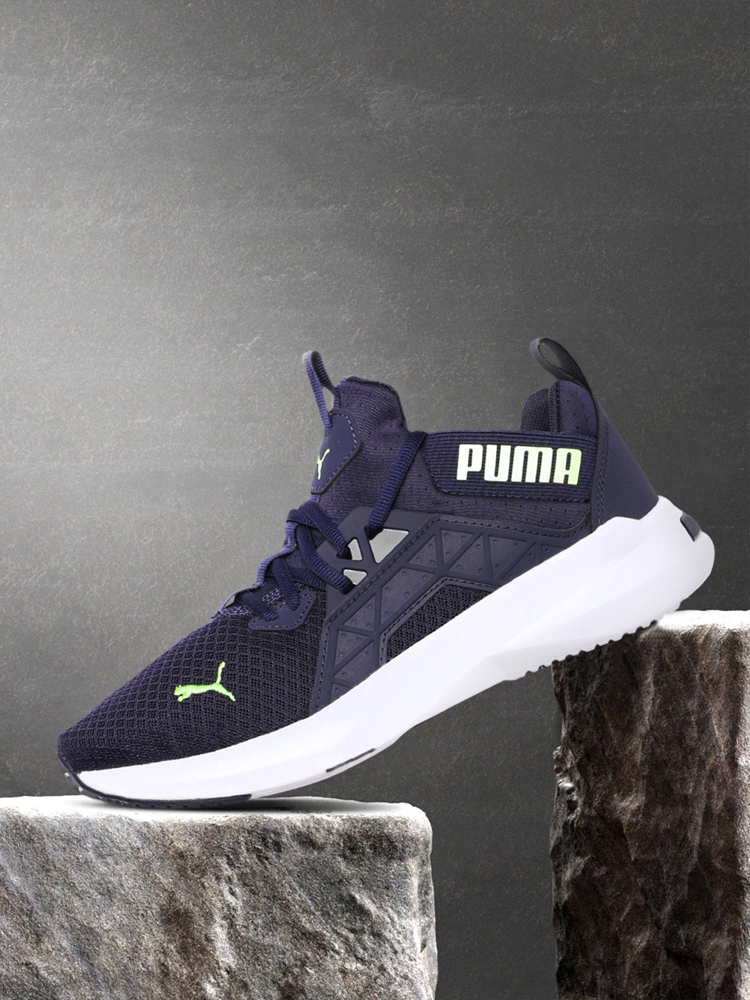 Buy Puma Men Navy Blue Softride Enzo NXT Running Shoes - Sports Shoes ...