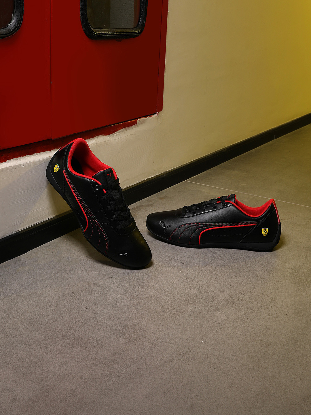 Buy PUMA Motorsport Unisex Black Ferrari Neo Cat Sneakers - Casual ...