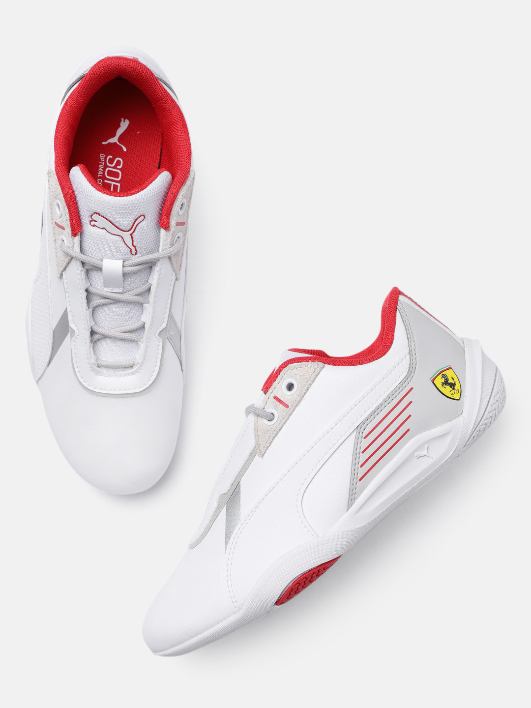 Buy PUMA Motorsport Unisex White Solid Sneakers - Casual Shoes for ...