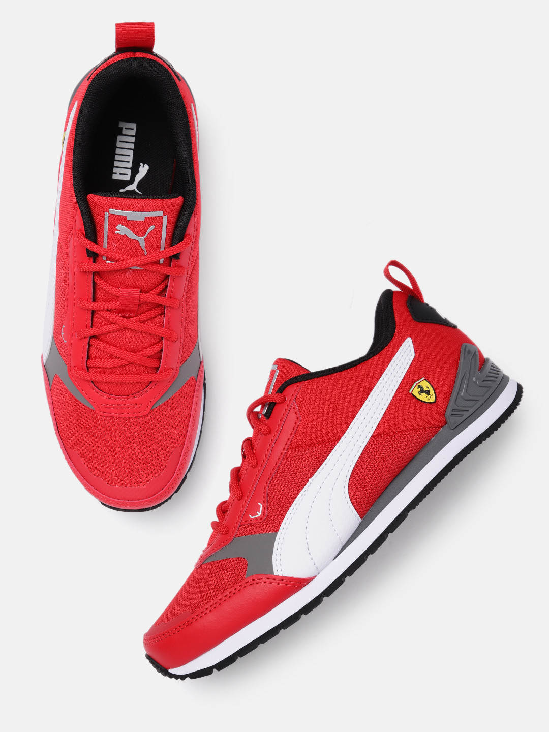 Buy PUMA Motorsport Unisex Red Solid Ferrari Track Racer Regular ...