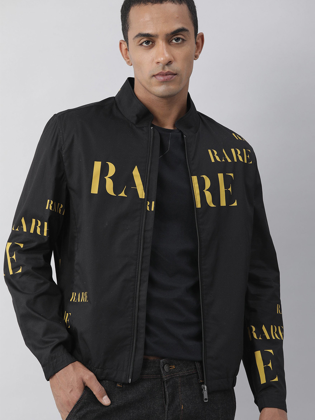 Buy RARE RABBIT Men Overed Slim Fit Crop Jacket - Jackets for Men ...
