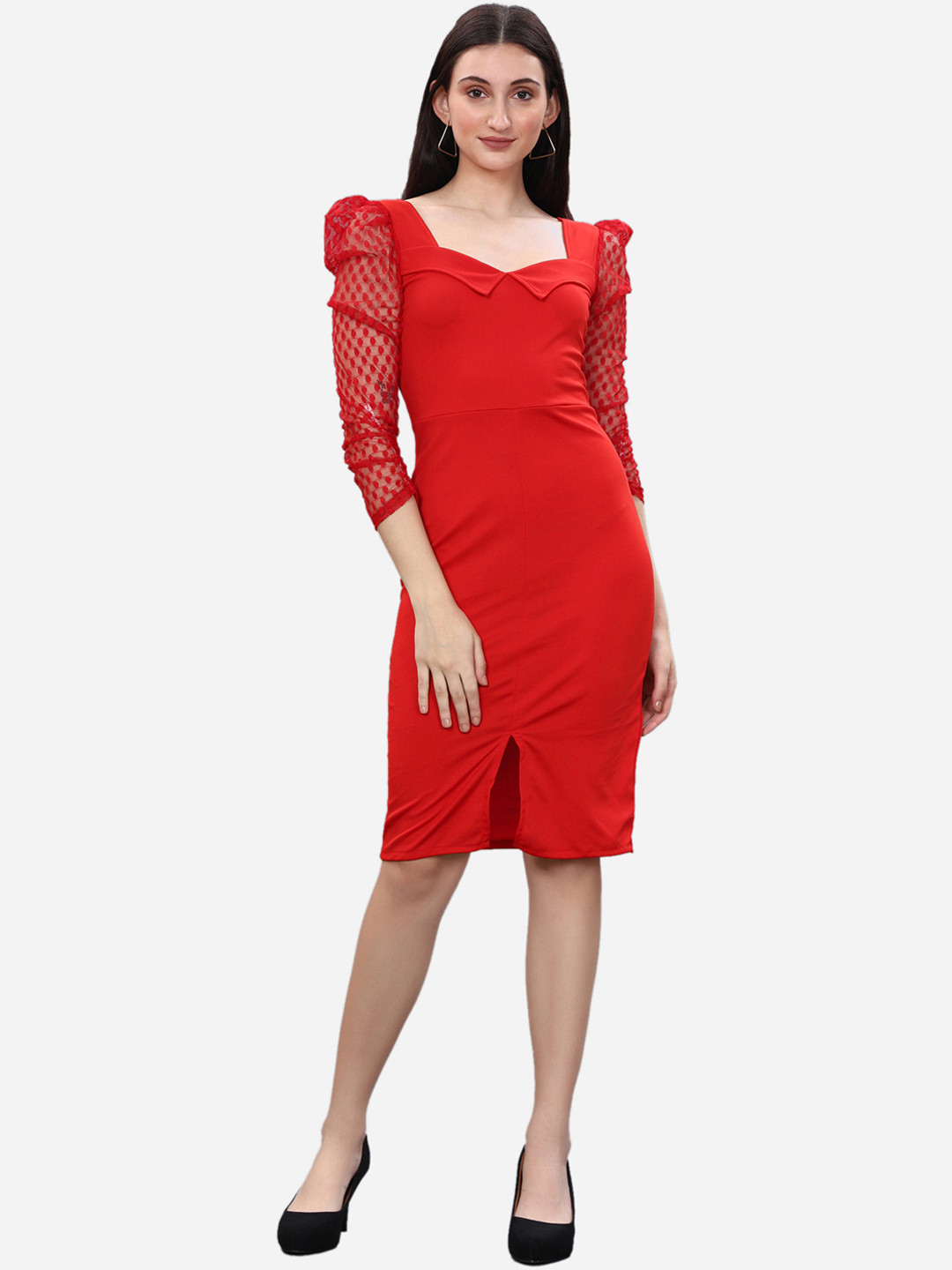 Buy Selvia Red Sheath Dress - Dresses for Women 16826000 | Myntra