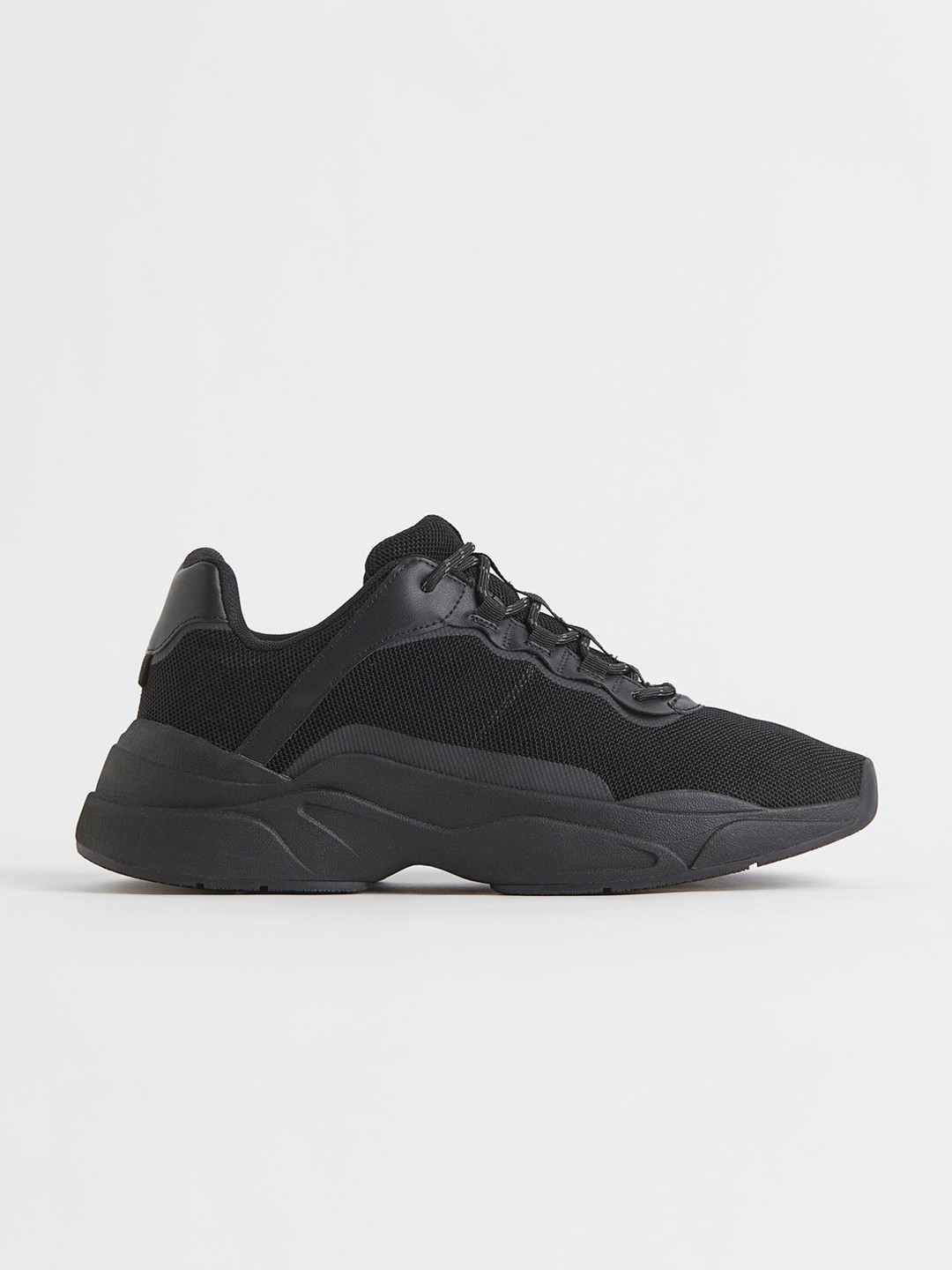 Buy H&M Men Black Mesh Trainers - Casual Shoes for Men 16828354 | Myntra