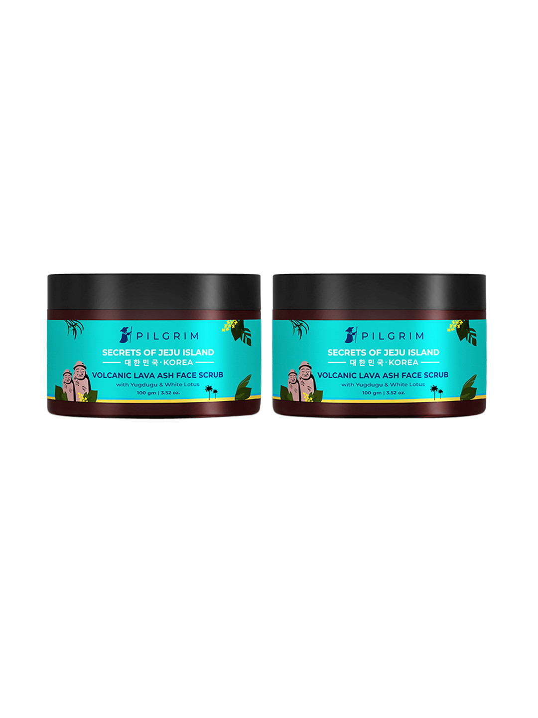 Buy Pilgrim Set Of 2 Face Scrub For De Tan, Exfoliation, Glowing Skin ...