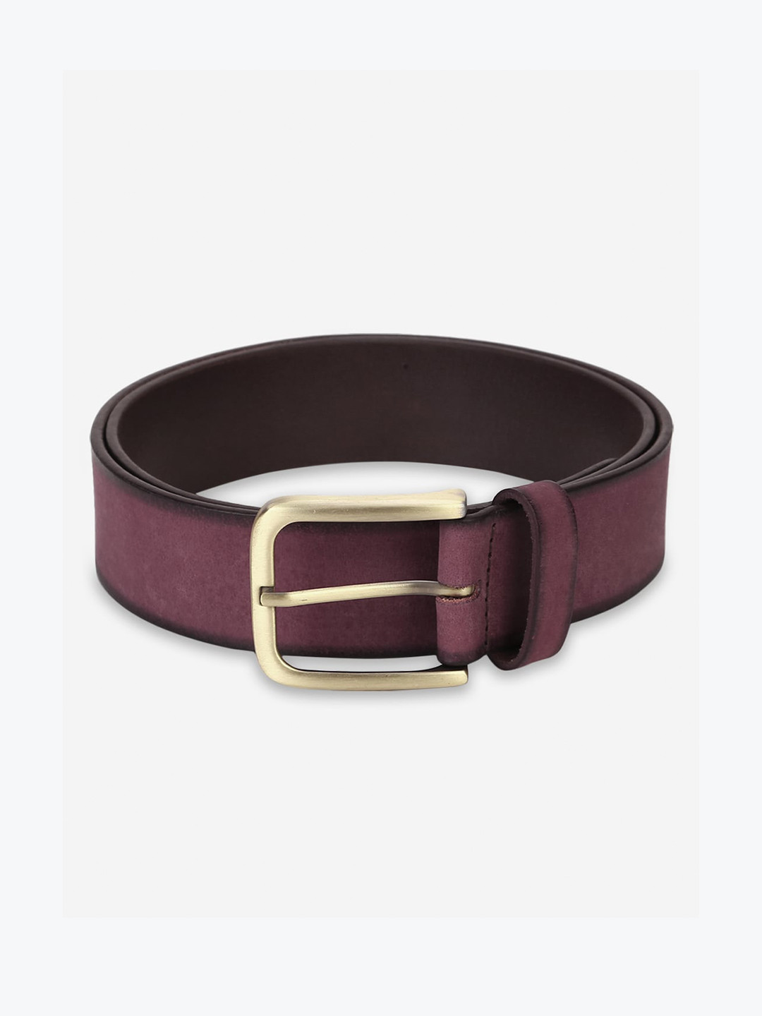 Buy Aditi Wasan Men Maroon Leather Formal Belt - Belts for Men 16829474 ...