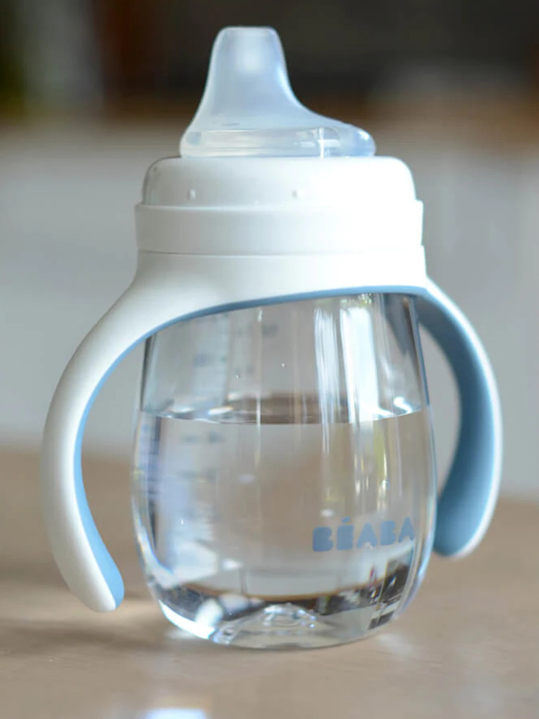 Buy BEABA Blue & Transparent 2 In 1 Learning Sipper Cup 210 Ml - Baby ...