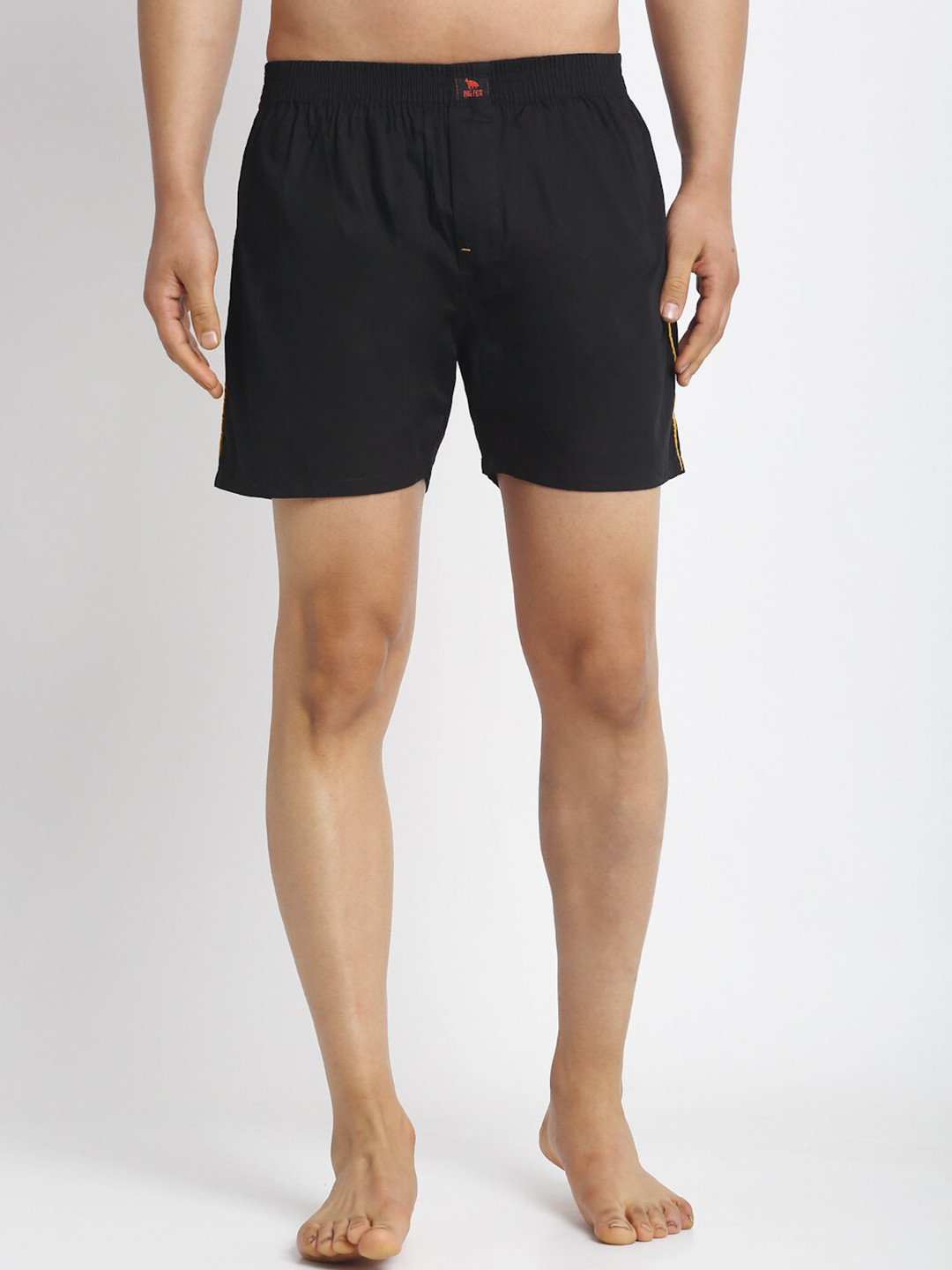 Buy Big Fox Men Black Solid Boxers - Boxers for Men 16851470 | Myntra