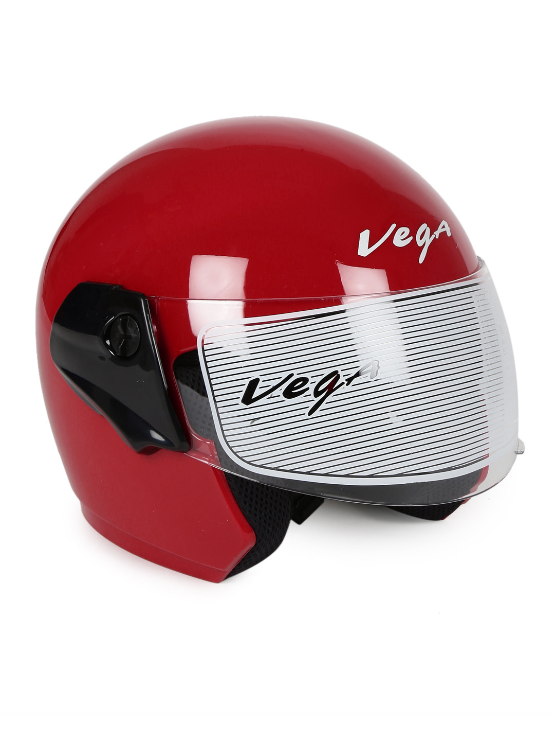 Buy VEGA Unisex Red Full Face Cruiser Helmet - Helmets for Unisex ...