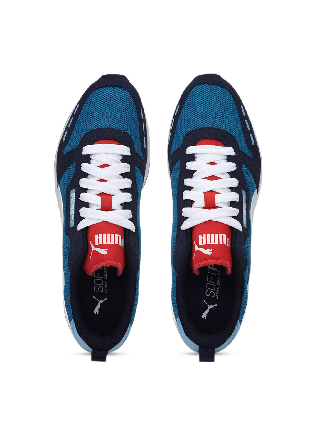 Buy Puma Men Blue Colourblocked PUMA R78 Sneakers - Casual Shoes for ...