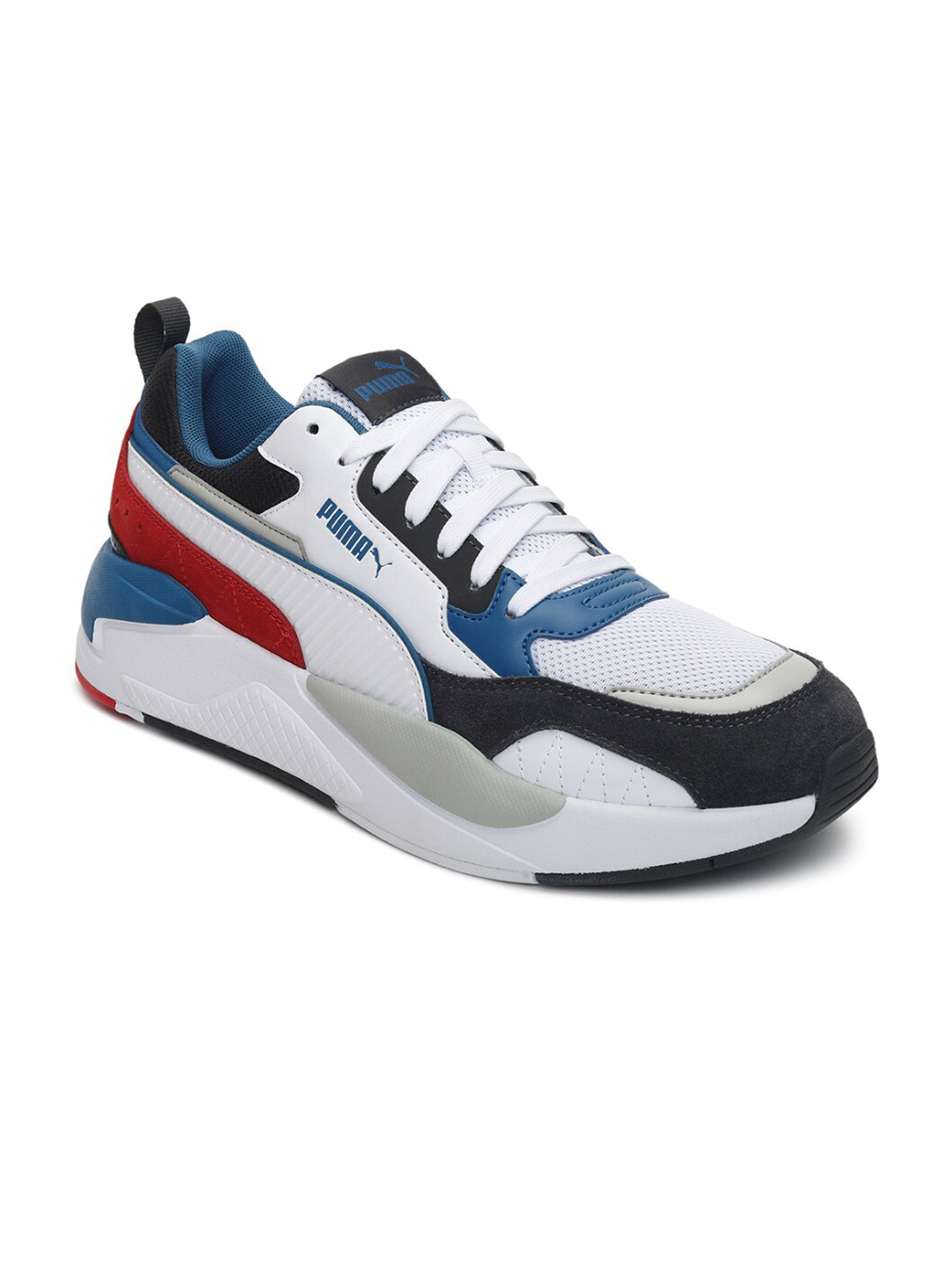 Buy Puma Unisex Multicoloured Colourblocked Leather X Ray 2 Square SD ...