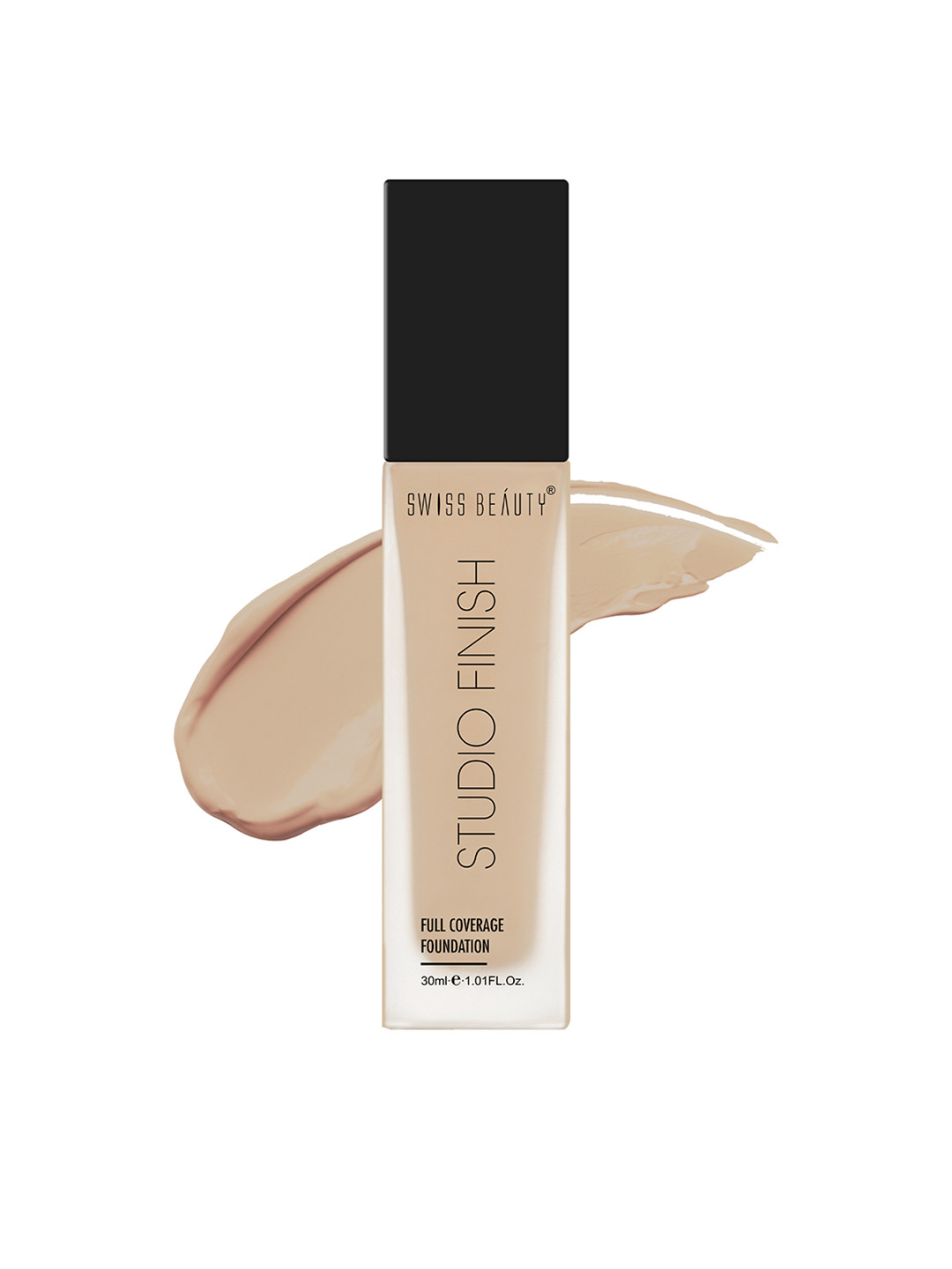 Buy SWISS BEAUTY Studio Finish Full Coverage Foundation Natural Beige ...
