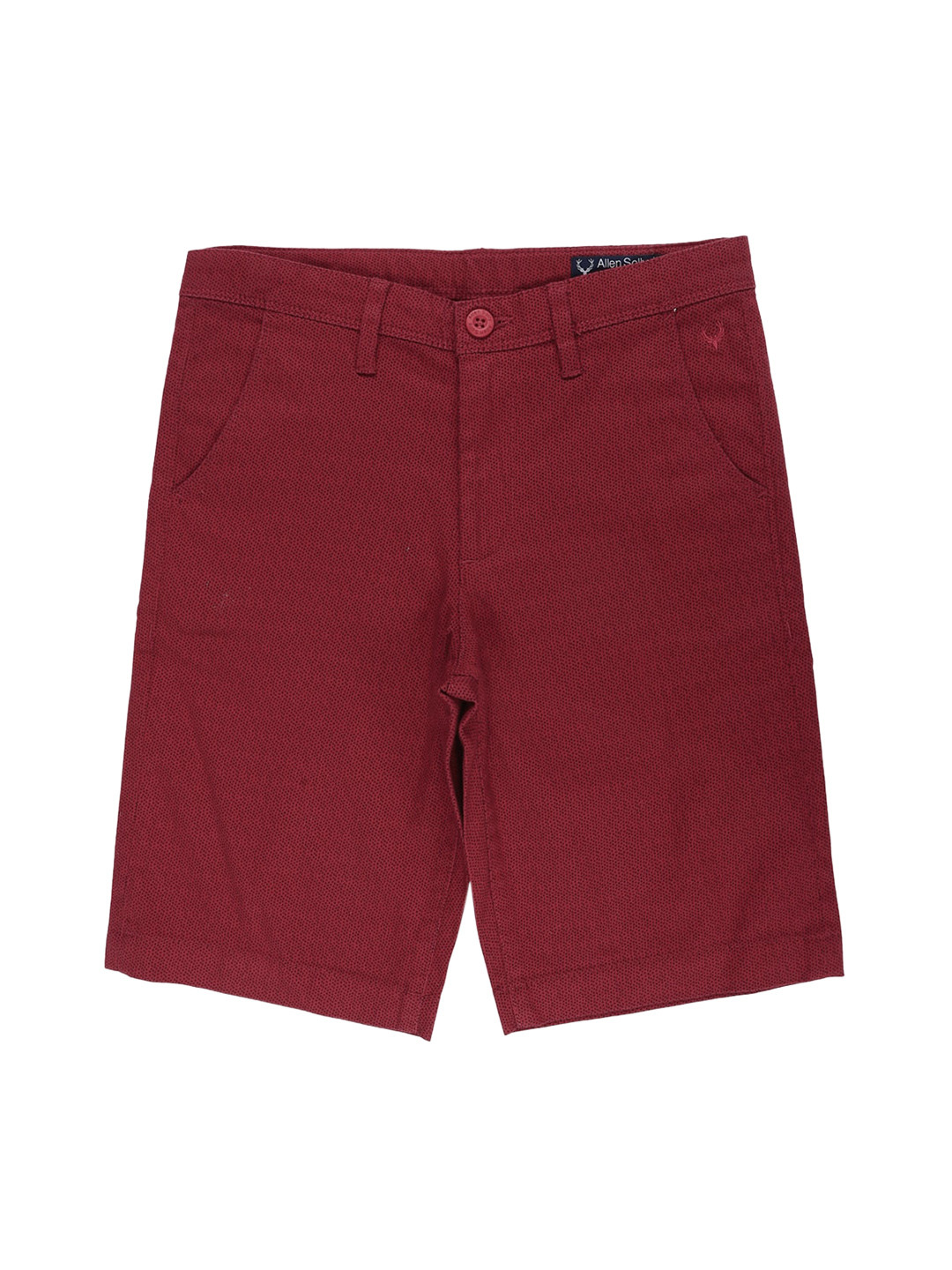 Buy Allen Solly Junior Boys Maroon Chino Shorts - Shorts for Boys ...