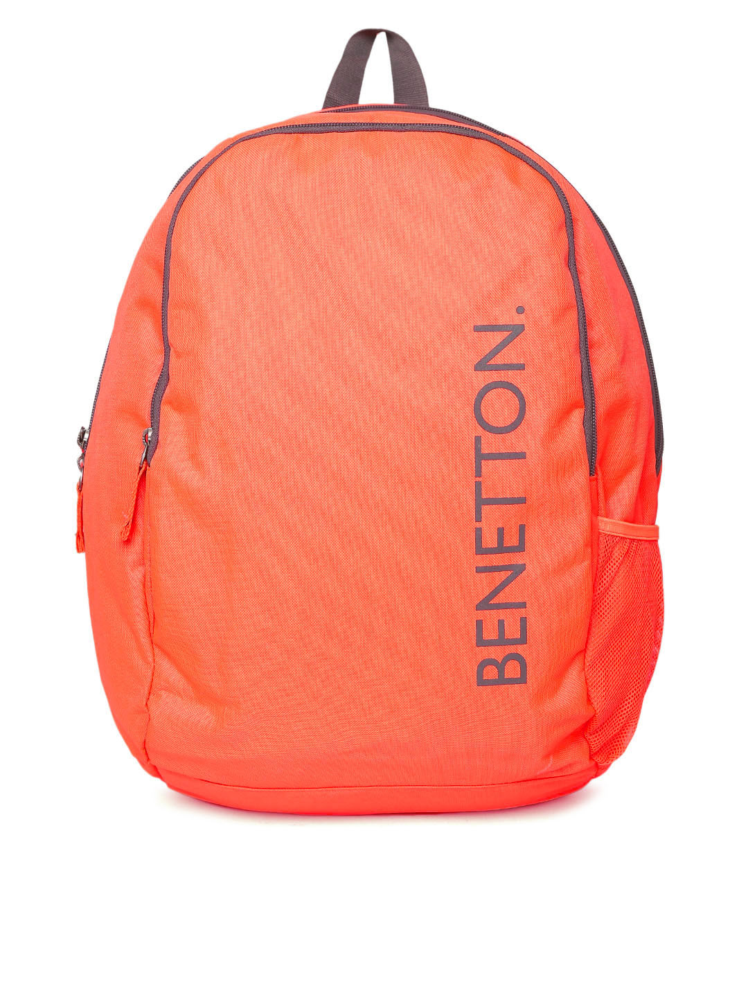 Buy United Colors Of Benetton Men Neon Orange Laptop Backpack ...