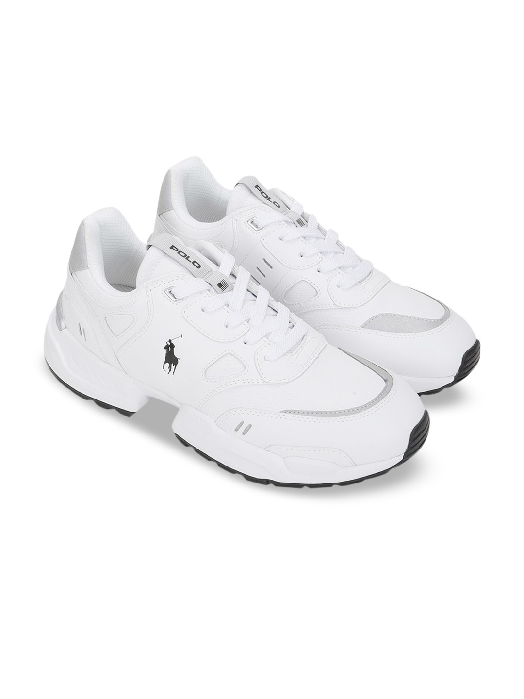 Buy Polo Ralph Lauren Men White Woven Design Sneakers - Casual Shoes ...