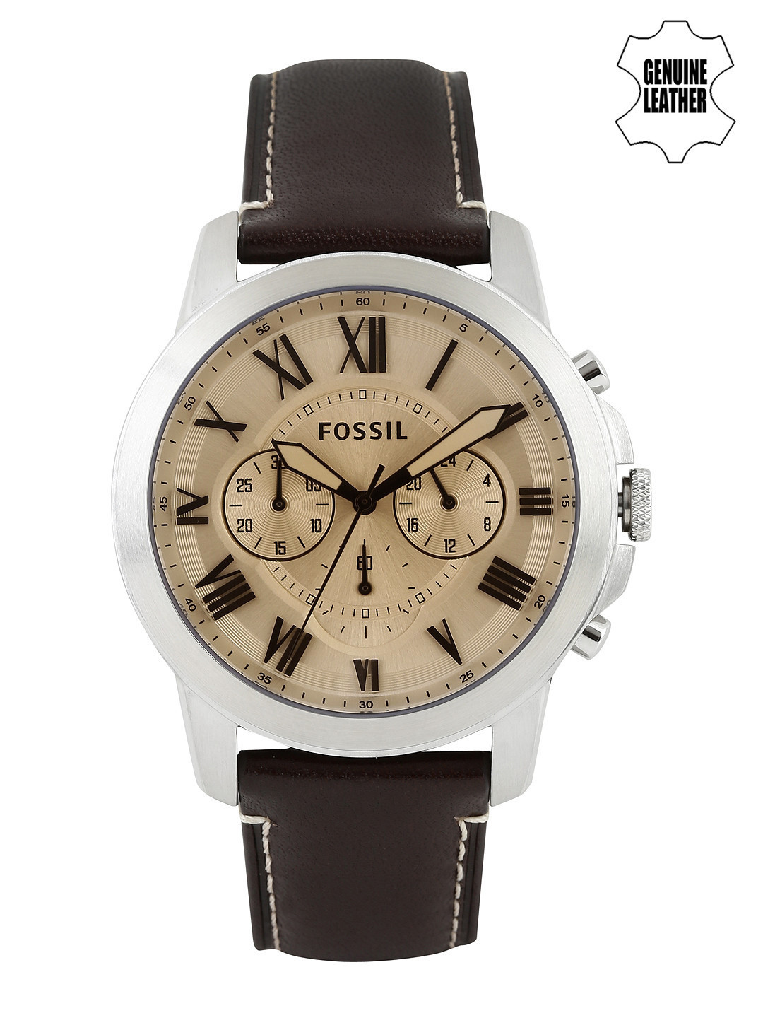 Buy Fossil Men Beige Chronograph Watch FS5152I - Watches for Men ...
