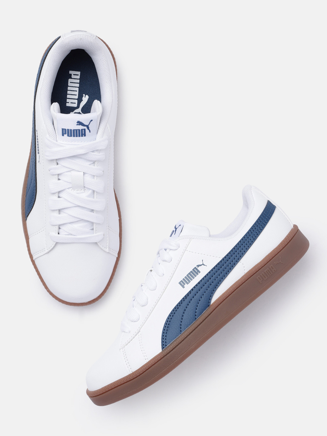 Buy Puma Unisex White Up Baseline Sneakers - Casual Shoes for Unisex ...