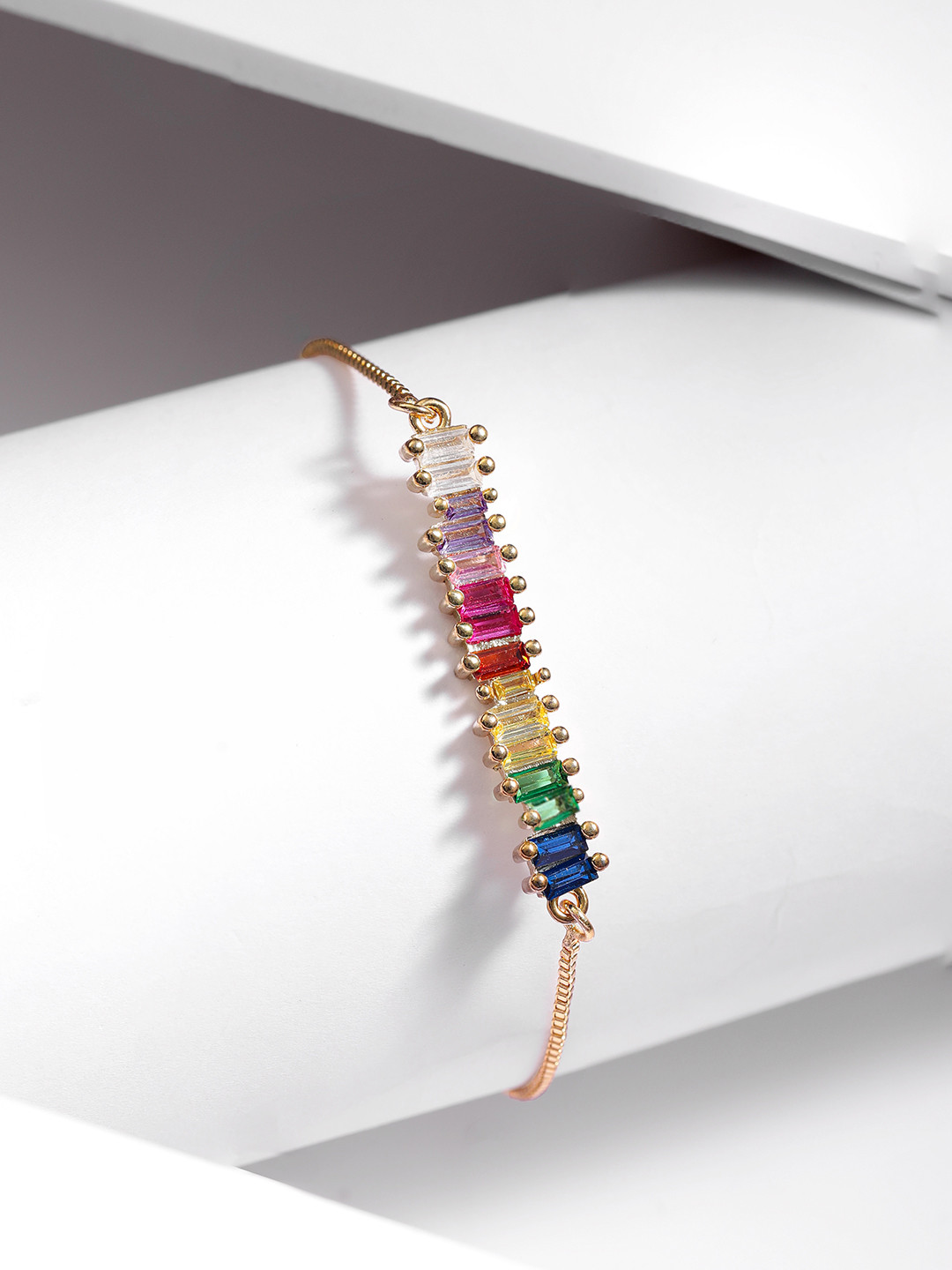 Buy Rubans Voguish 24k Gold Plated Stainless Steel Anti Tarnish ...