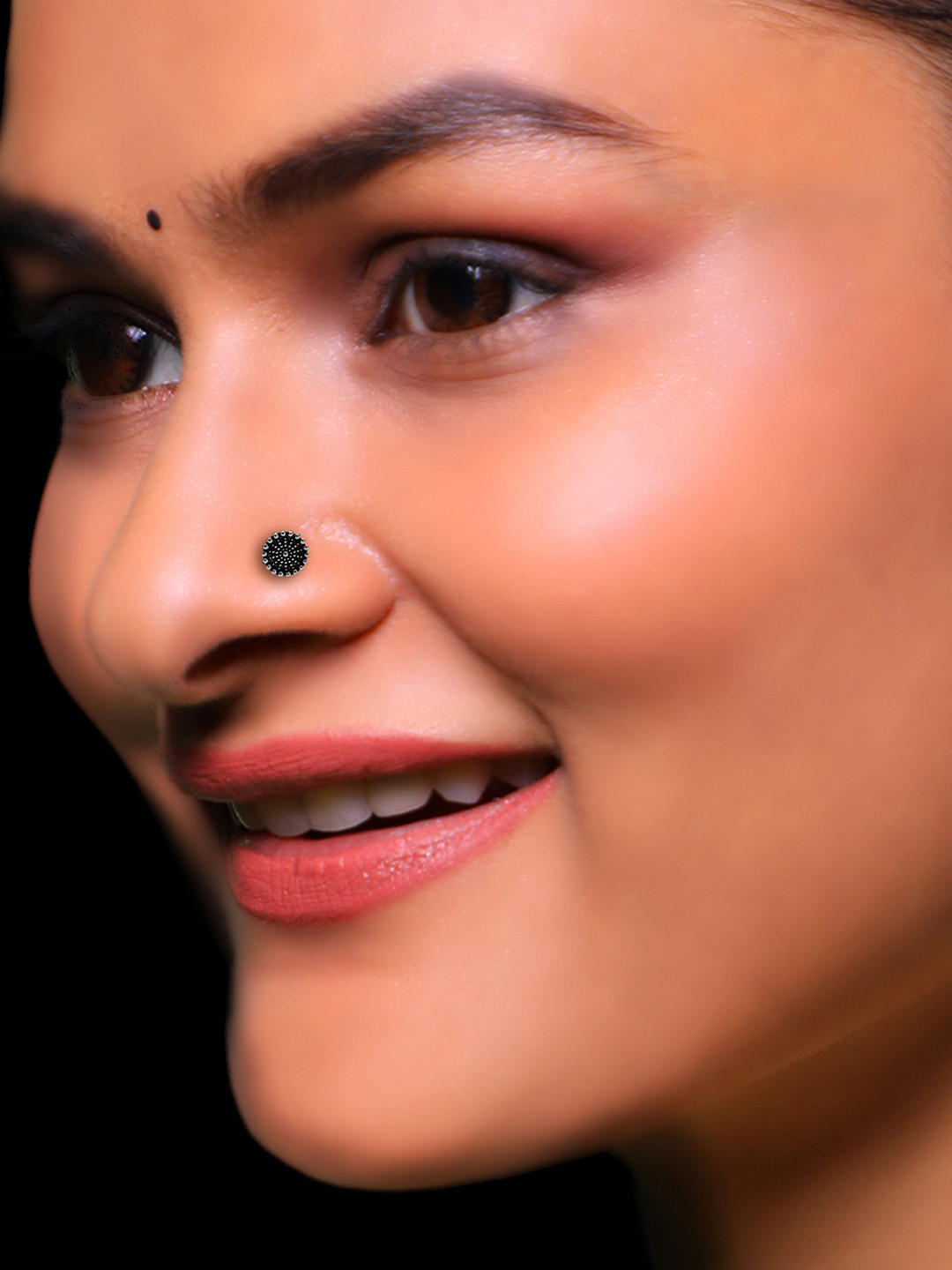 Buy GIVA Silver 925 Sterling Oxidised Classic Nose Pin - Nosepin for Women 16888788 | Myntra