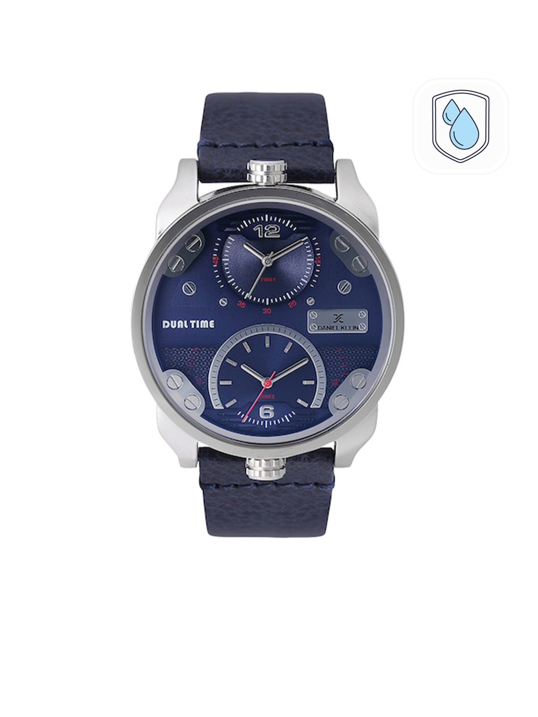 Buy Daniel Klein Premium Men Blue Dual Time Dial Watch DK11125 2 ...