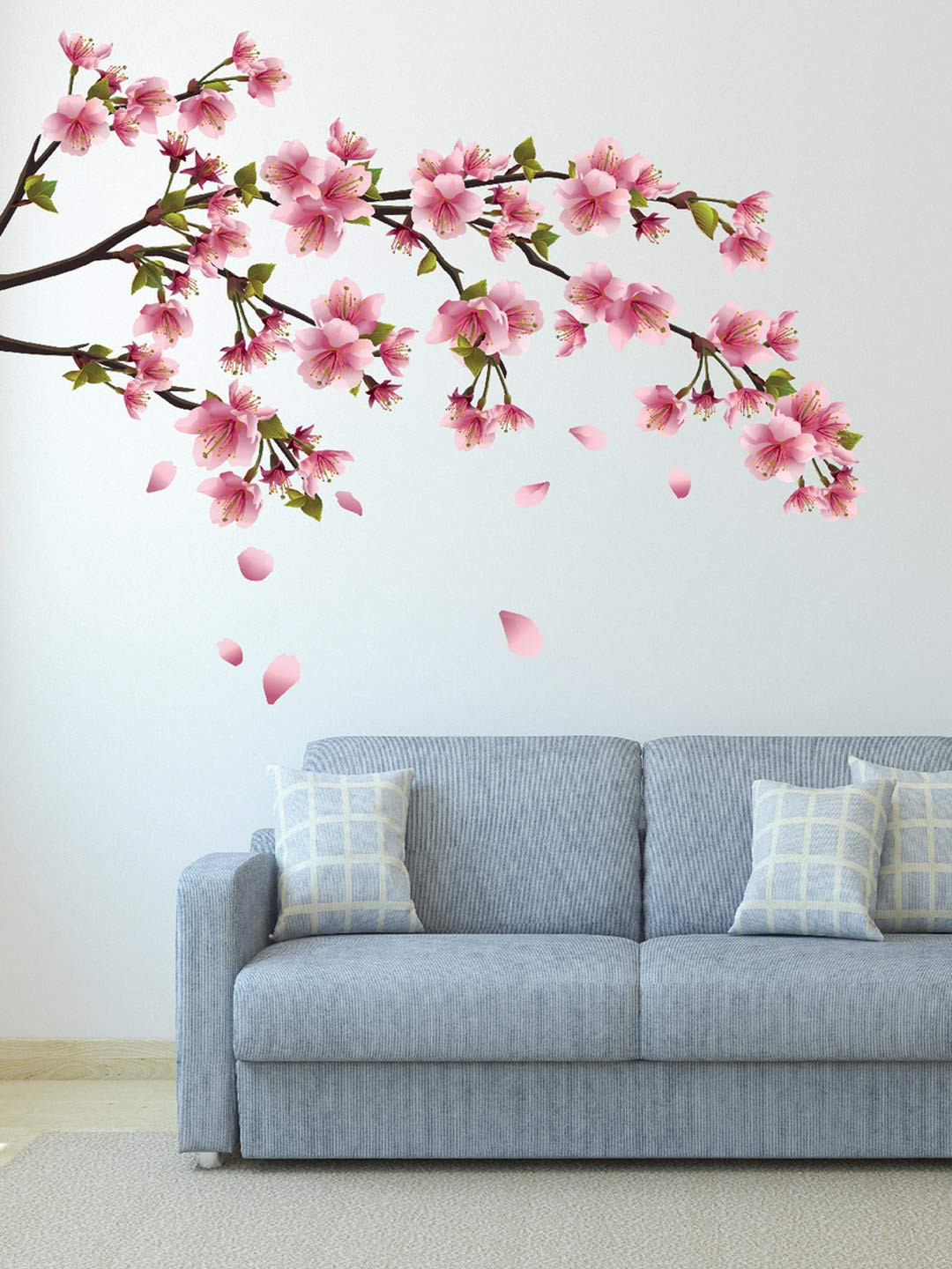 Buy DeStudio Multicoloured Sakura Blossom Japanese Cherry Tree Wall ...