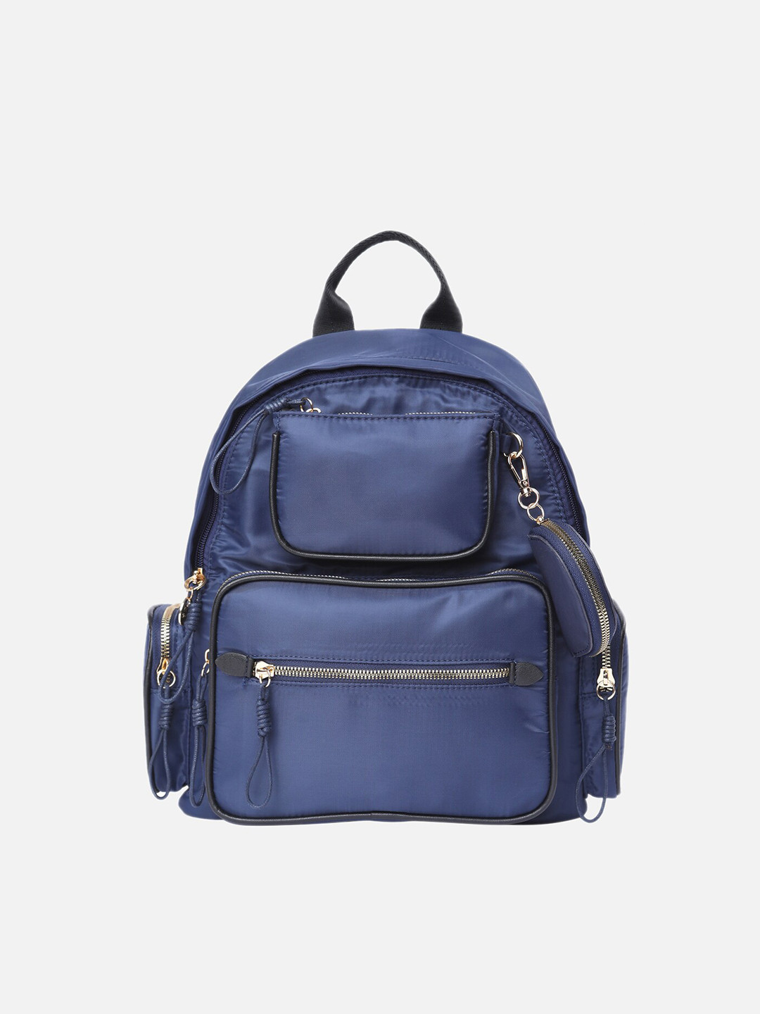 Buy Vero Moda Women Blue & Black Backpack - Backpacks for Women ...