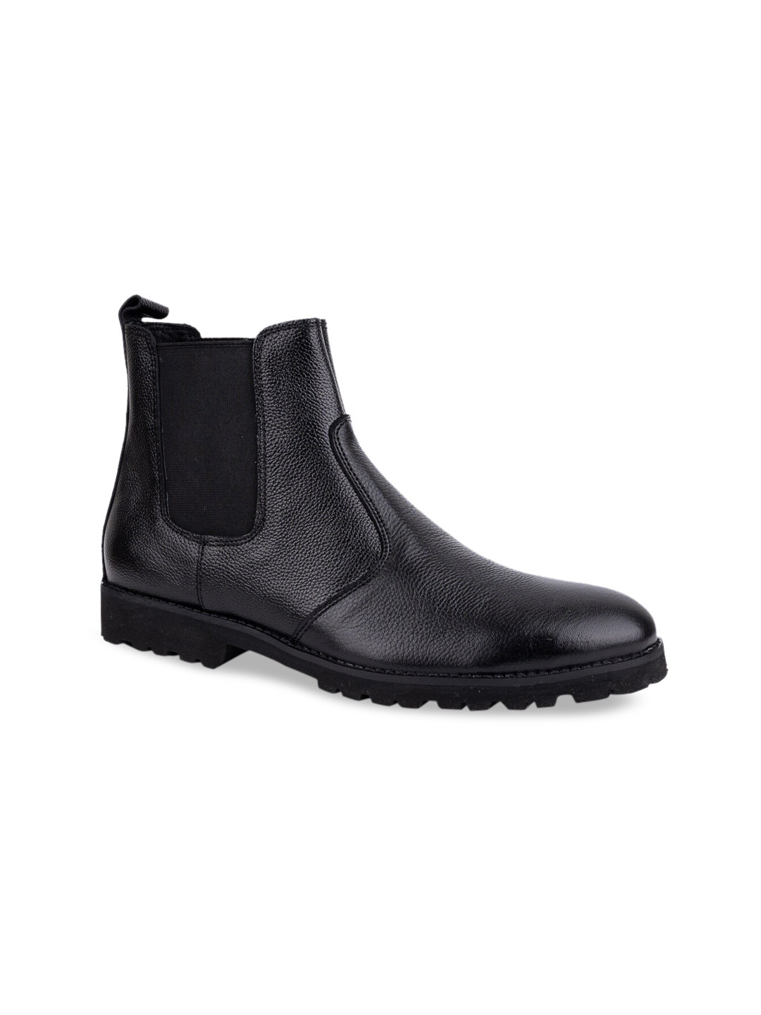 Buy LA BOTTE Men Black Solid Leather Formal Boots - Formal Shoes for ...