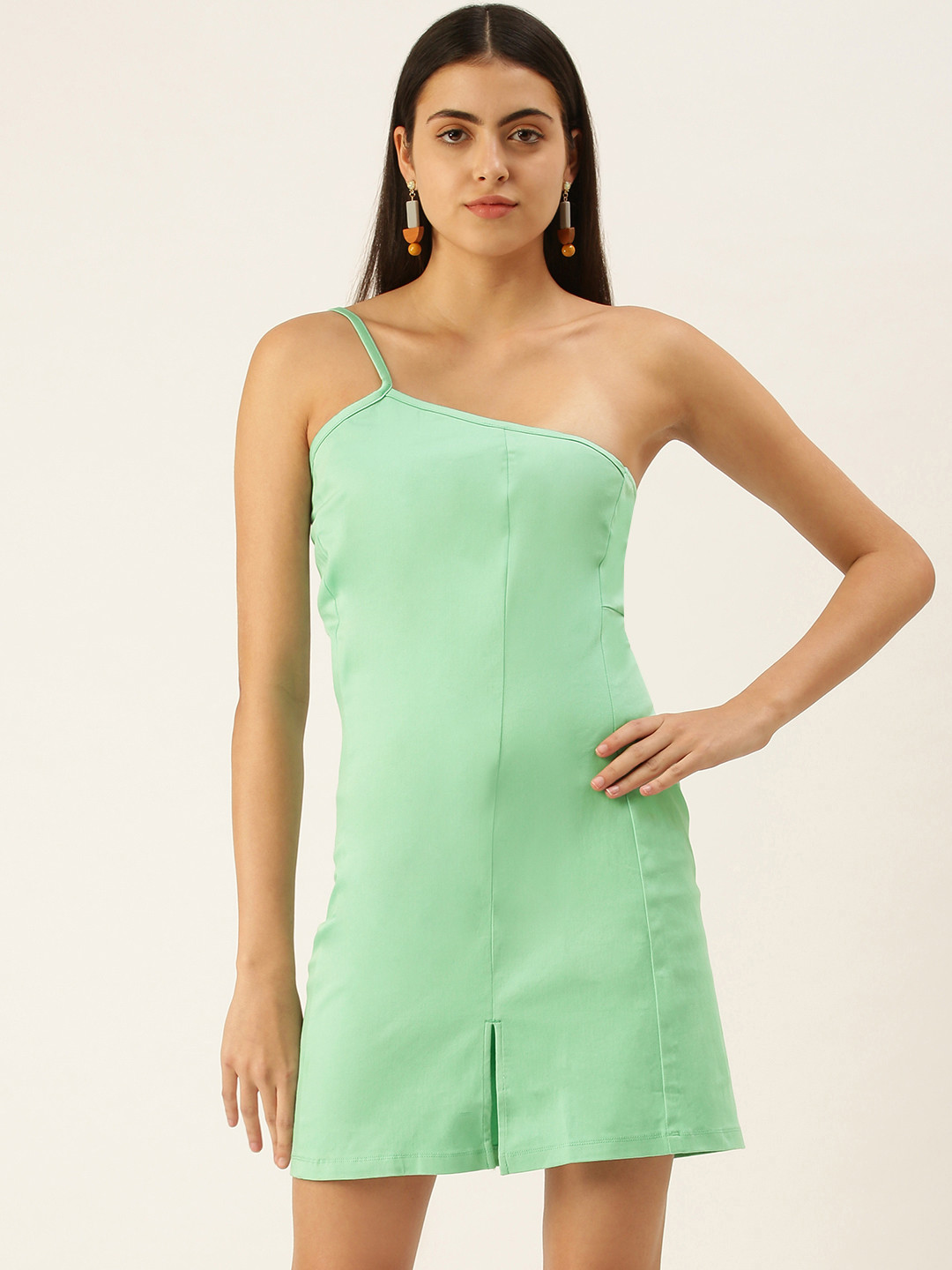 Buy FOREVER 21 Women Blue Solid Sheath Dress - Dresses for Women ...