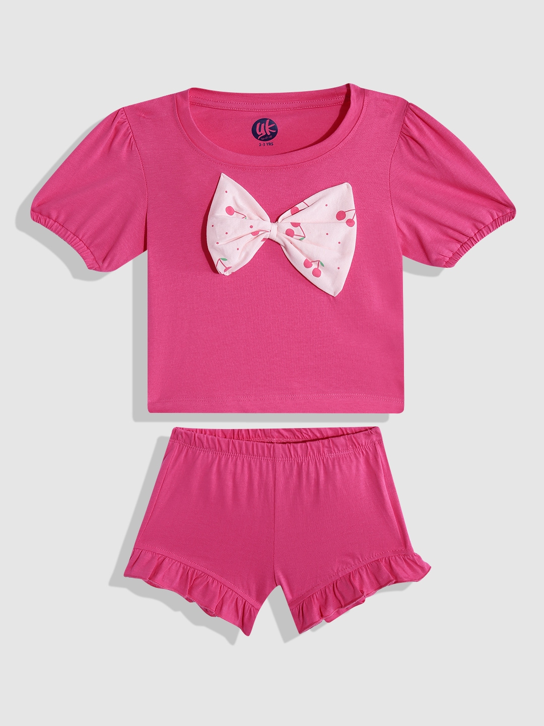 Buy Yk Girls Pure Cotton T Shirt With Shorts Clothing Set For Girls 16938570 Myntra