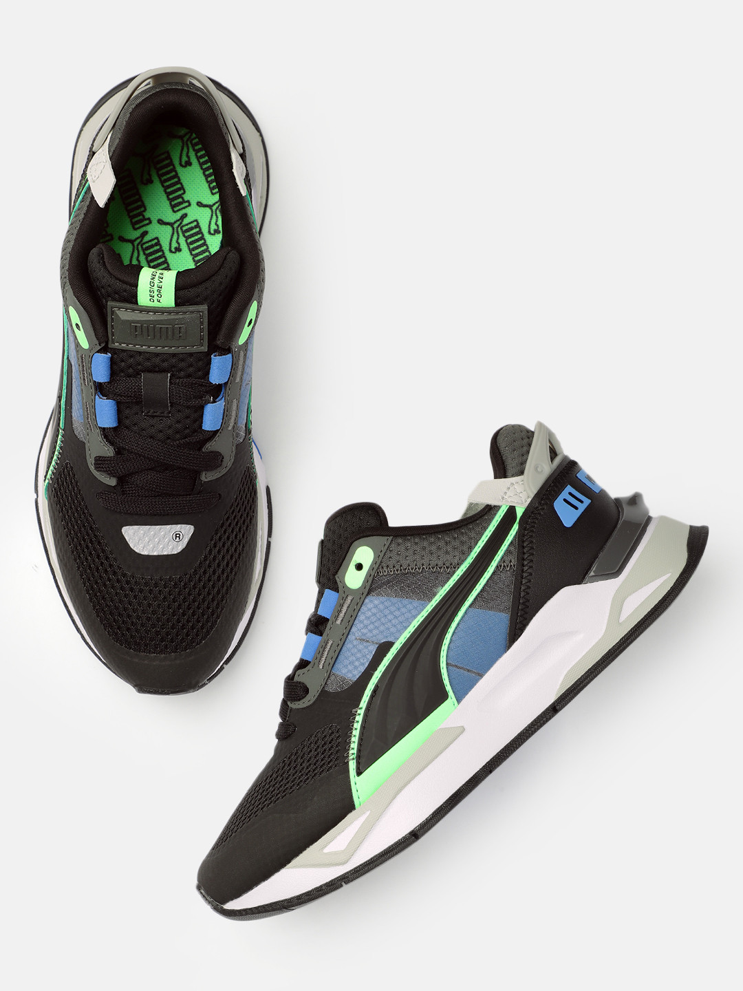 Buy Puma Unisex Black Mirage Sport Tech Sneakers - Casual Shoes for ...