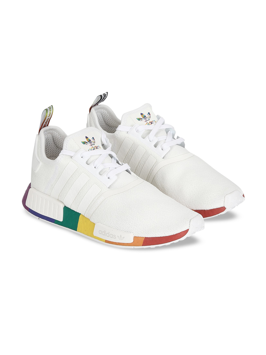Buy ADIDAS Originals Men White Pride Sneakers - Casual Shoes for Men ...